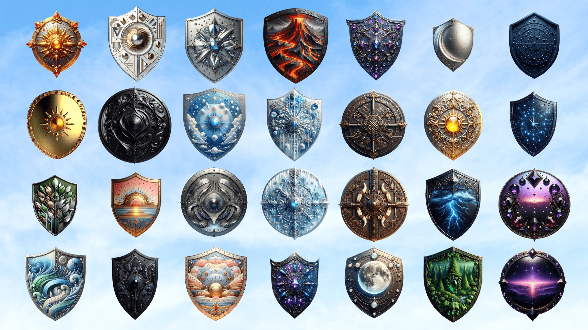 Fantasy RPG Weapons Icons - 170 Transparent Background 2D Art Pack ...