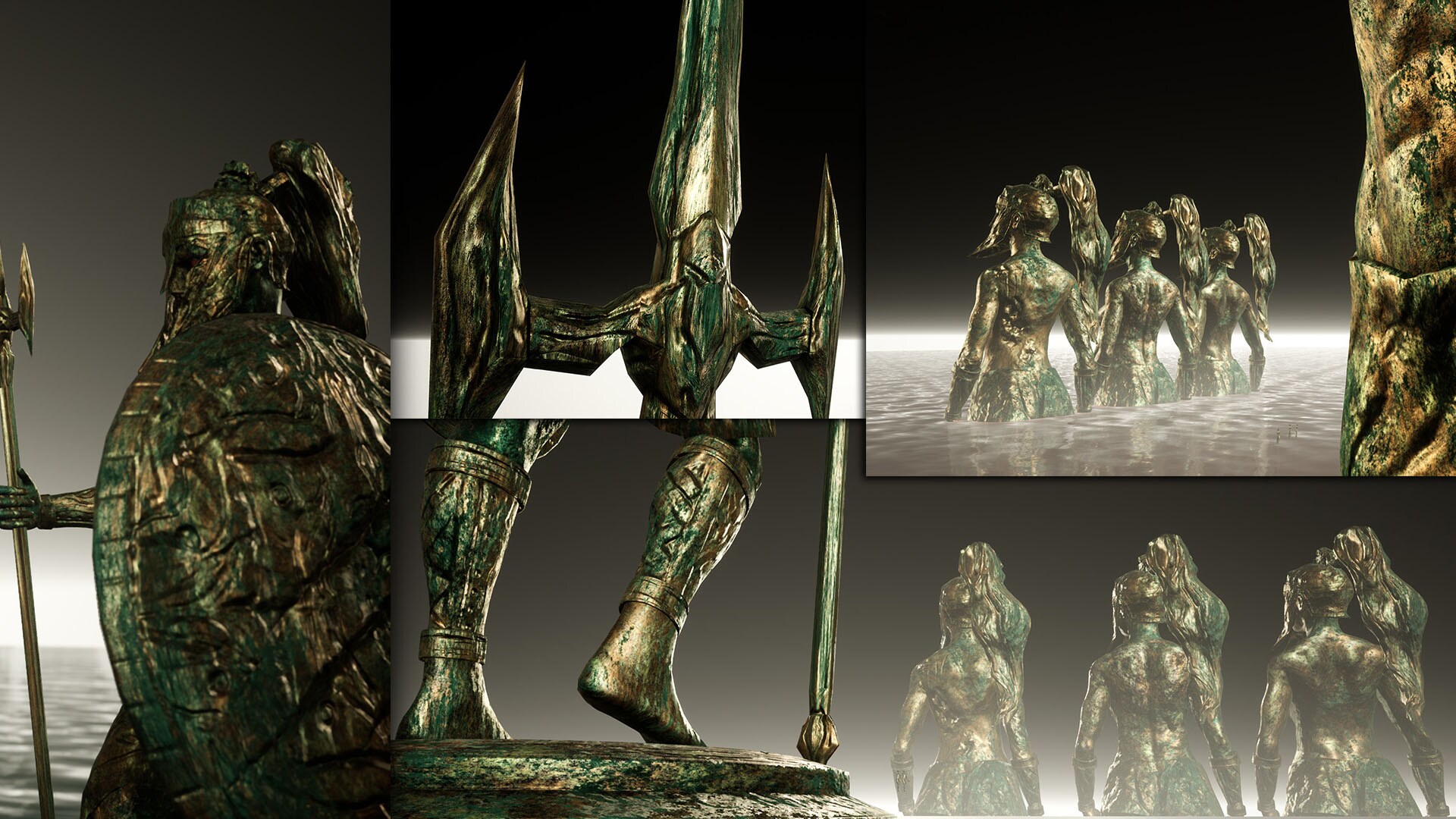 Ancient Bronze Statues v1 - Athena (Basic Version), 카테고리 캐릭터 - UE 마켓플레이스