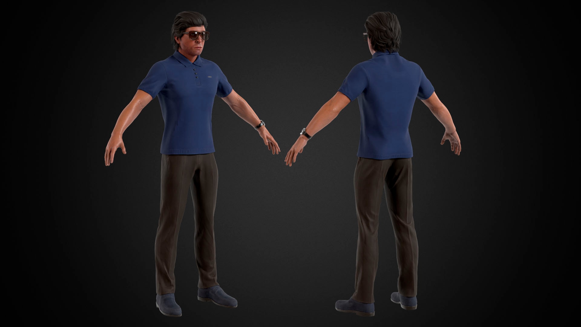 Man in Polo in Characters - UE Marketplace