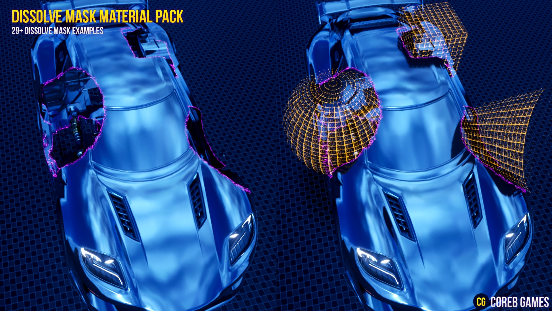 Dissolve Mask Material Pack In Materials Ue Marketplace
