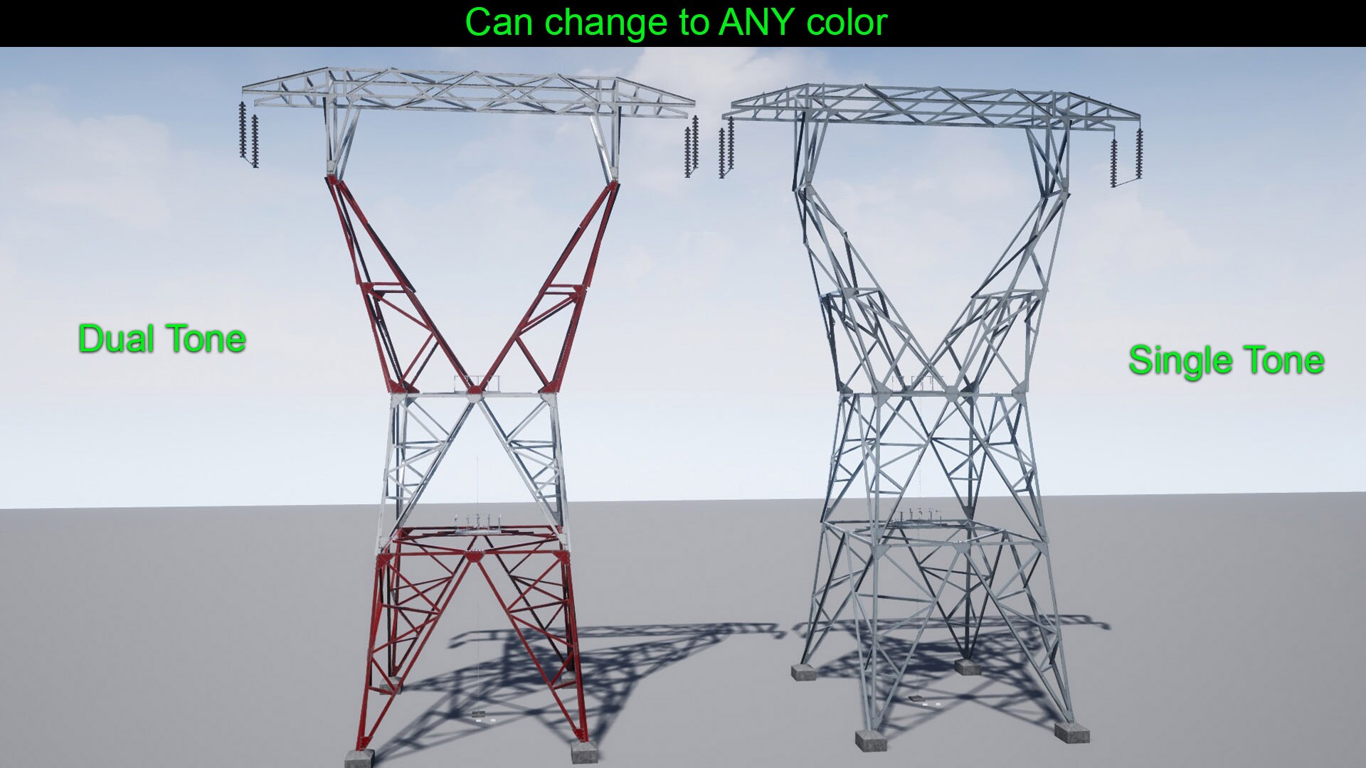 Electric Transmission Towers in Props - UE Marketplace