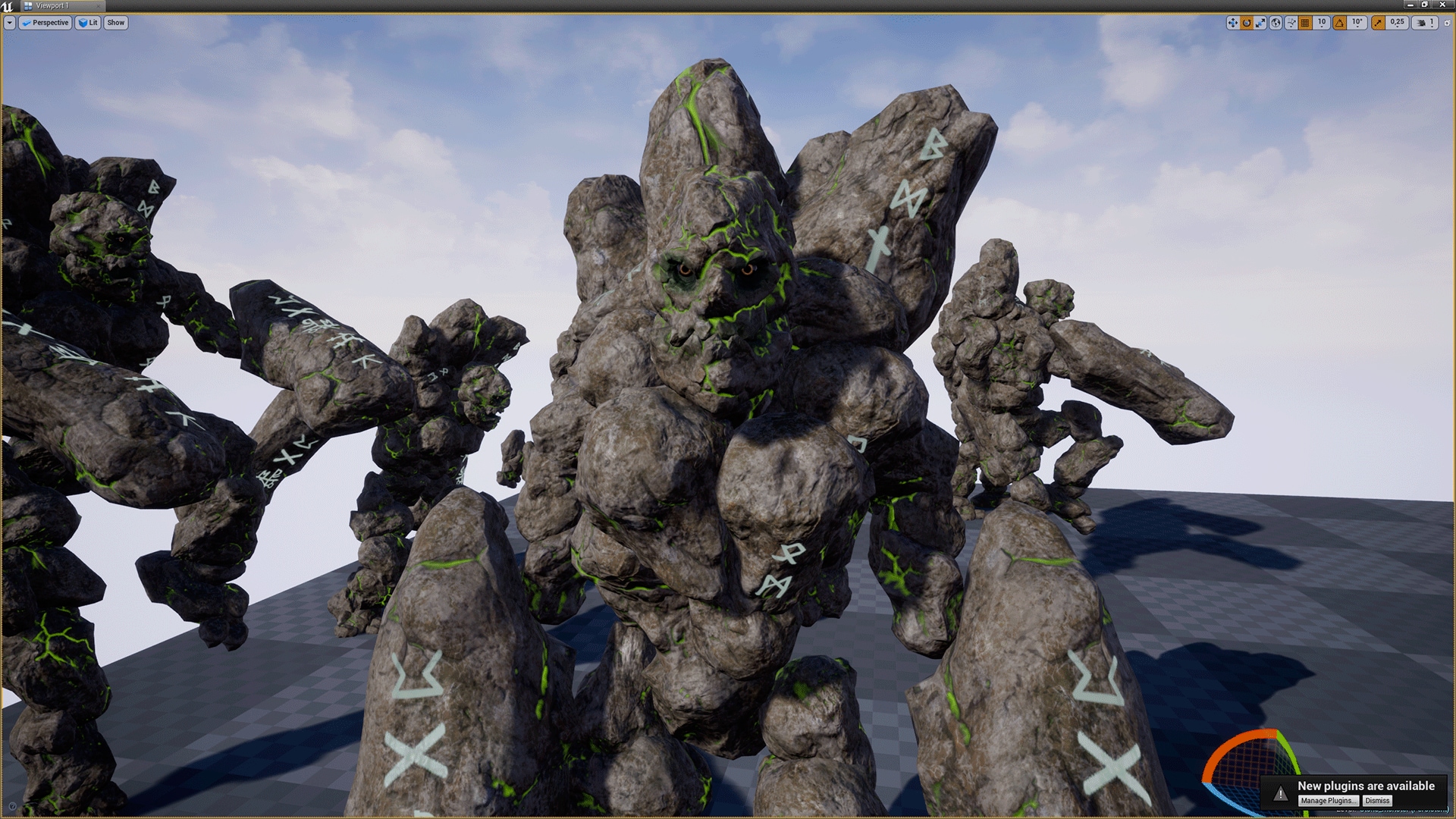 Stone monster in Characters - UE Marketplace