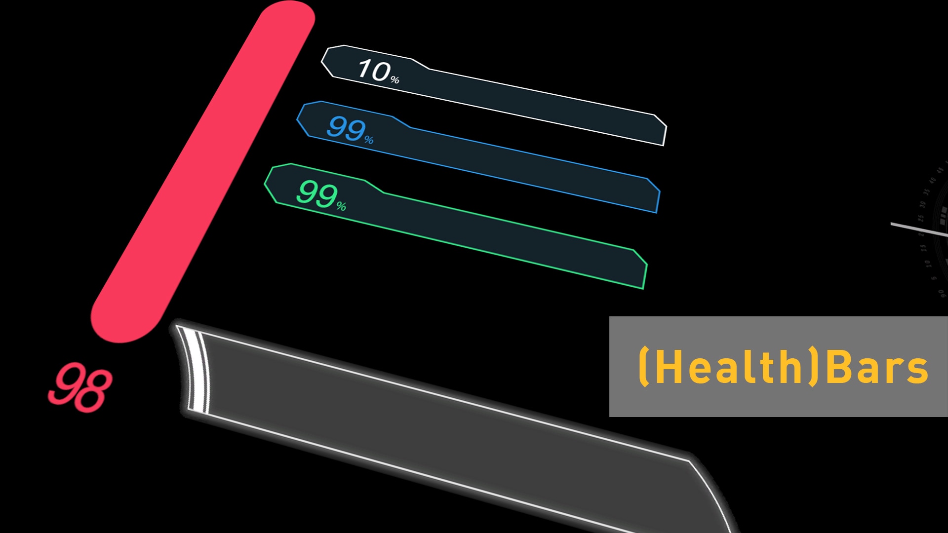 Animated HUD Elements in Textures - UE Marketplace
