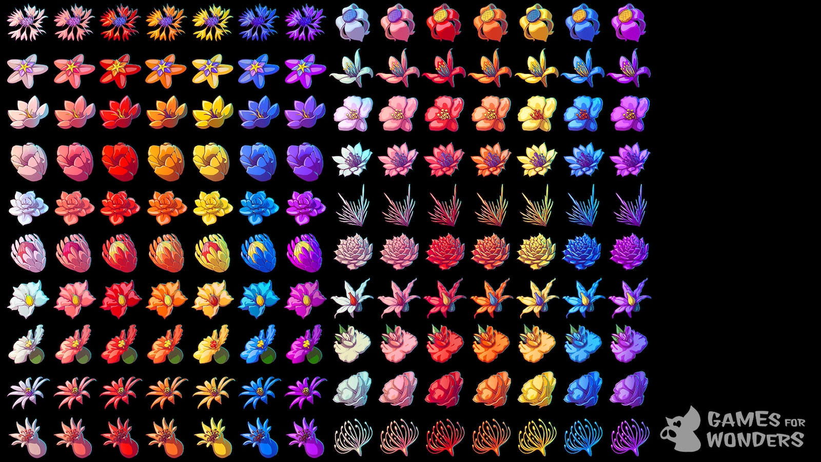 Flowers 2D Pack in 2D Assets - UE Marketplace