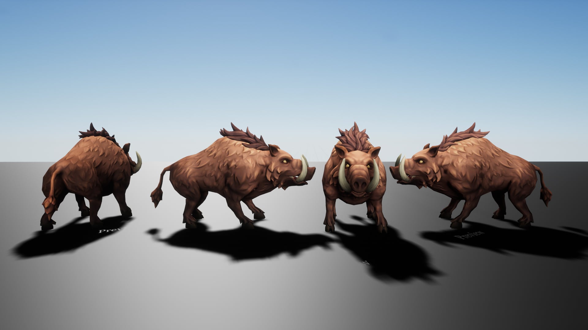 Fantasy Wild Boar in Characters - UE Marketplace