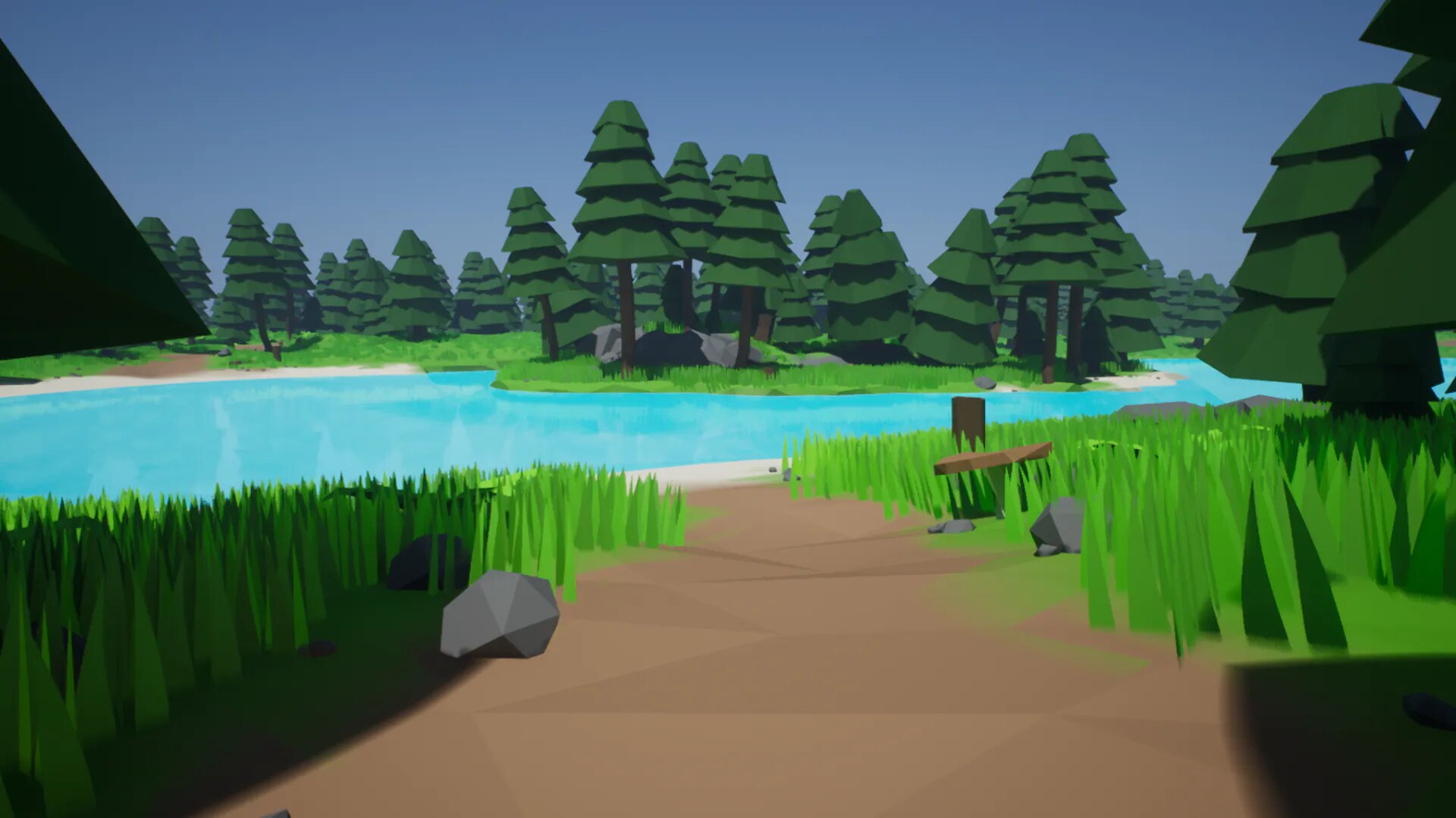 在环境创建的Stylized Forest Landscape + Low poly Forest Vol.1 + Vol.2 - 虚幻引擎商城