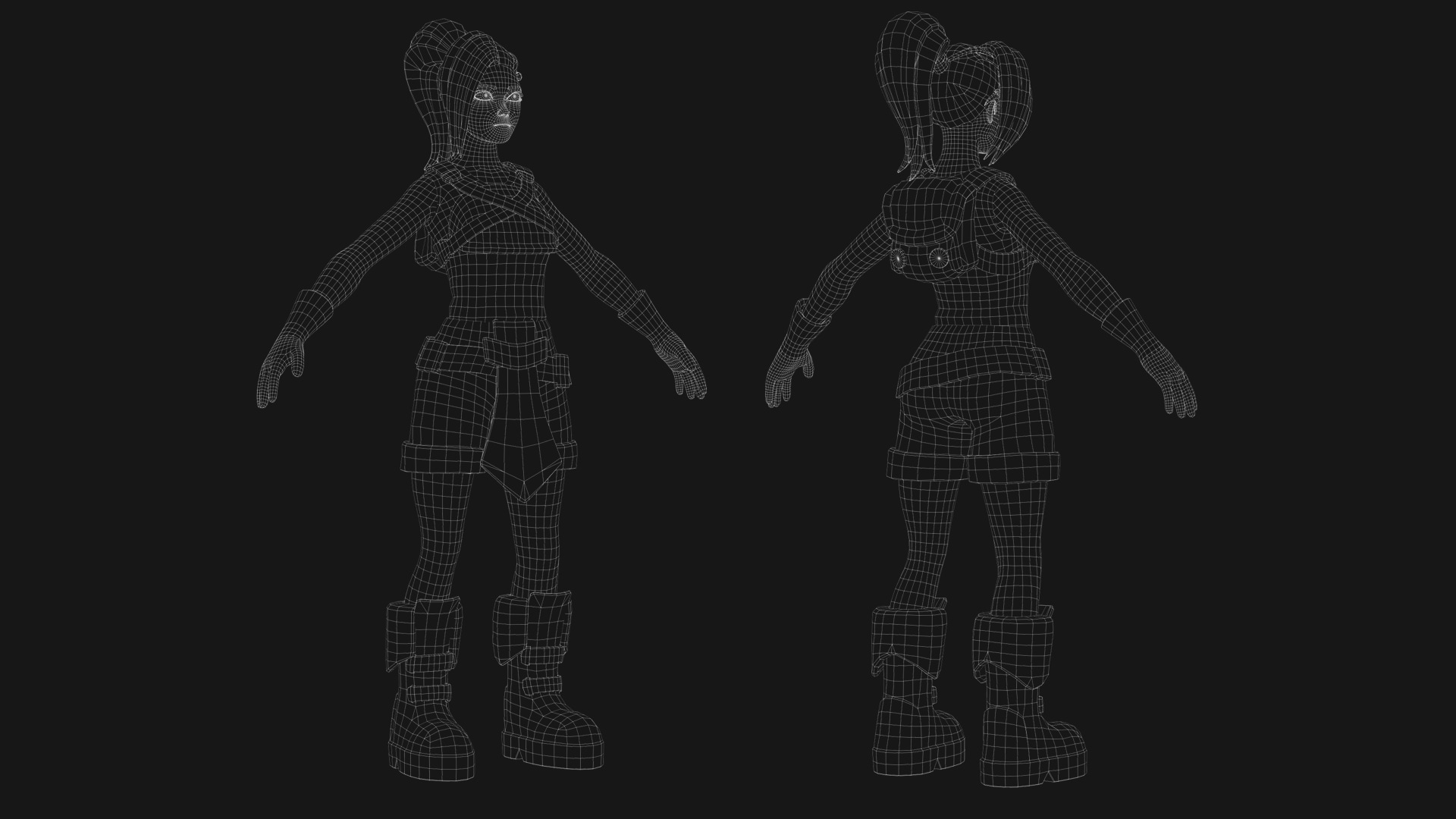 Novice Girl In Characters Ue Marketplace