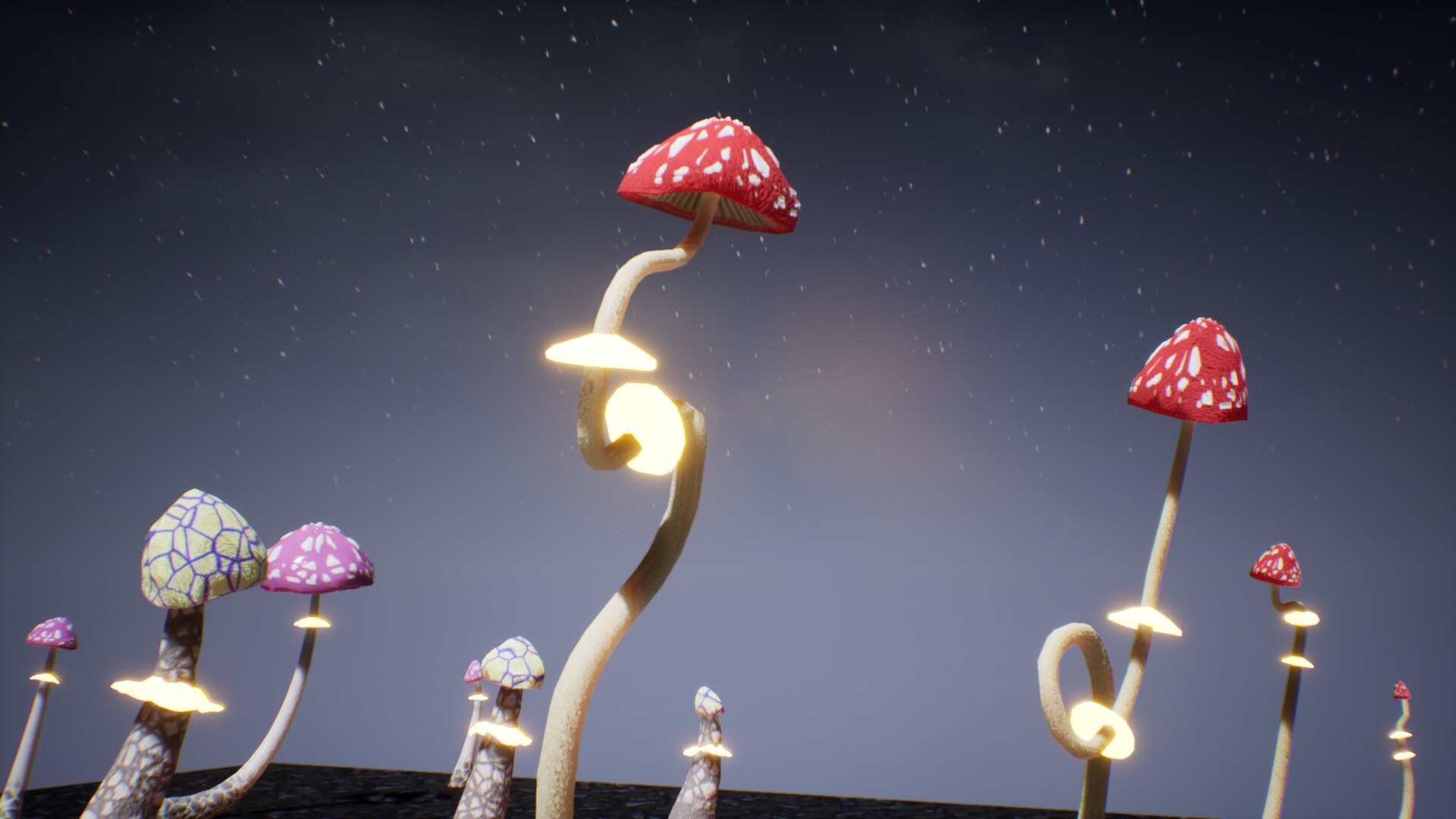 Magical Mushrooms in Props - UE Marketplace
