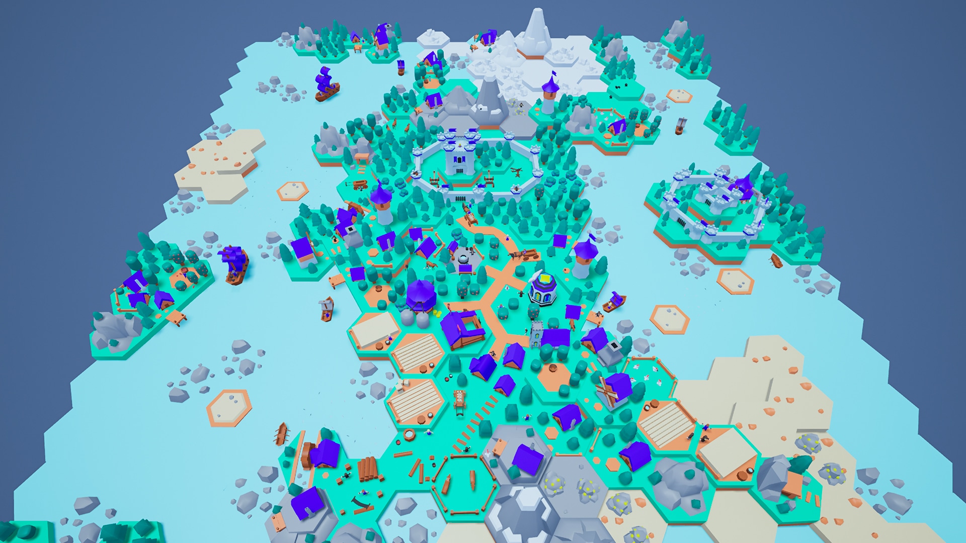 Hex Village in Environments - UE Marketplace