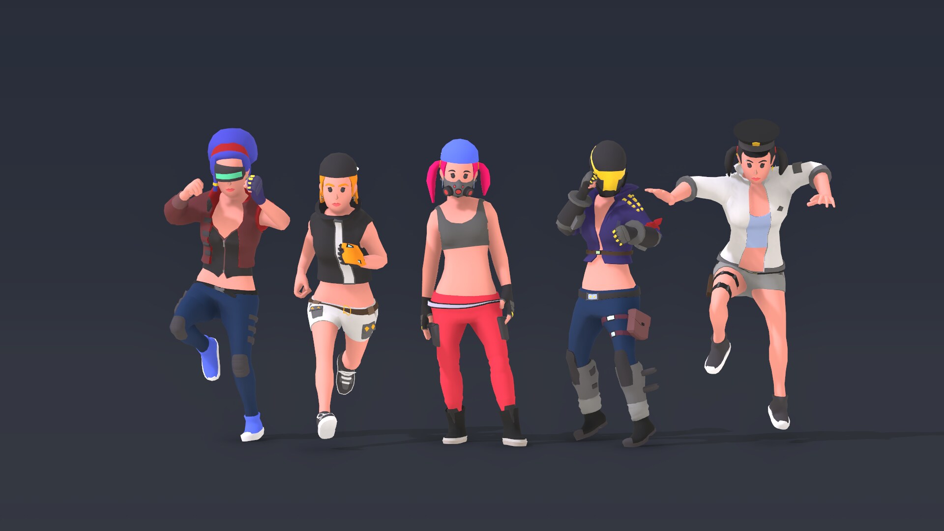 Customizable 3D Cyberpunk Characters Vol 1, 카테고리 캐릭터 - UE 마켓플레이스