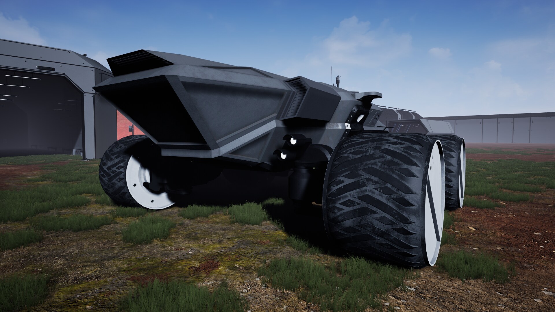 在蓝图创建的Drivable SciFi Rover - 虚幻引擎商城