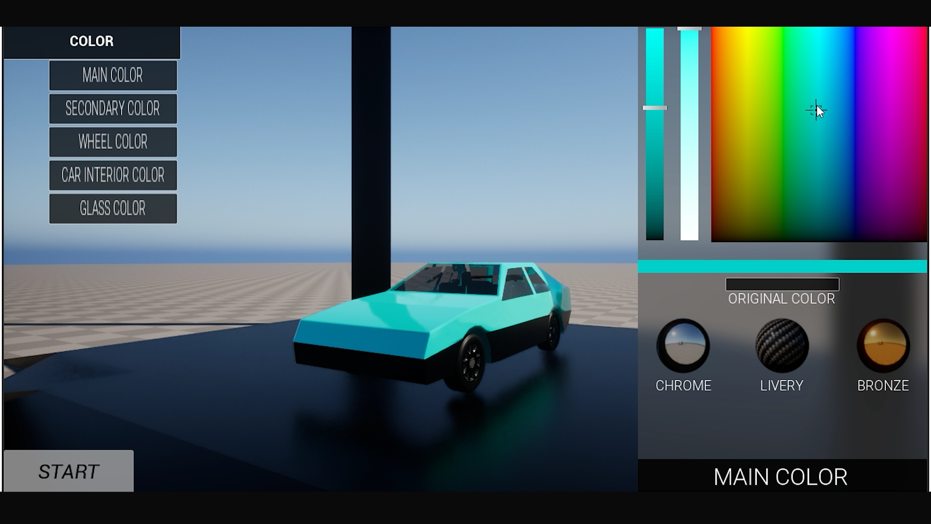Car Color Customization System in Blueprints - UE Marketplace