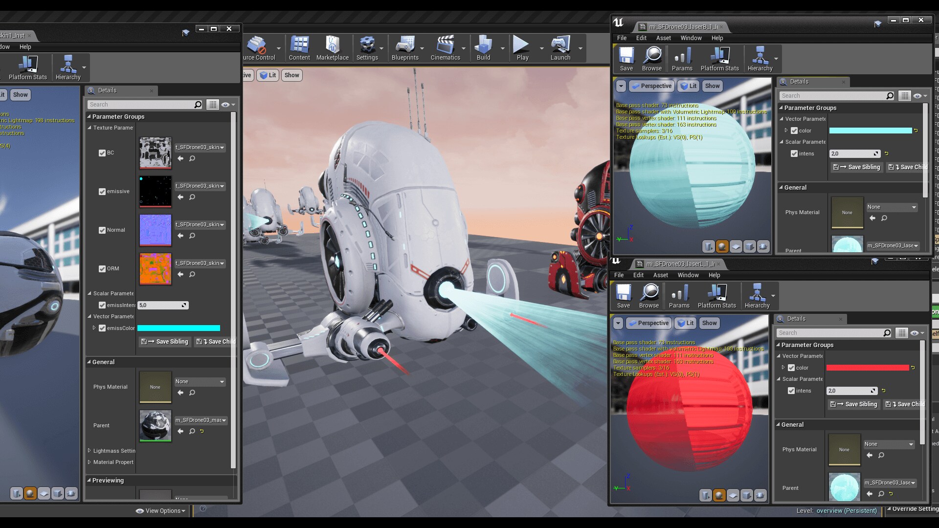 Sci-fi Drone 03 in Characters - UE Marketplace
