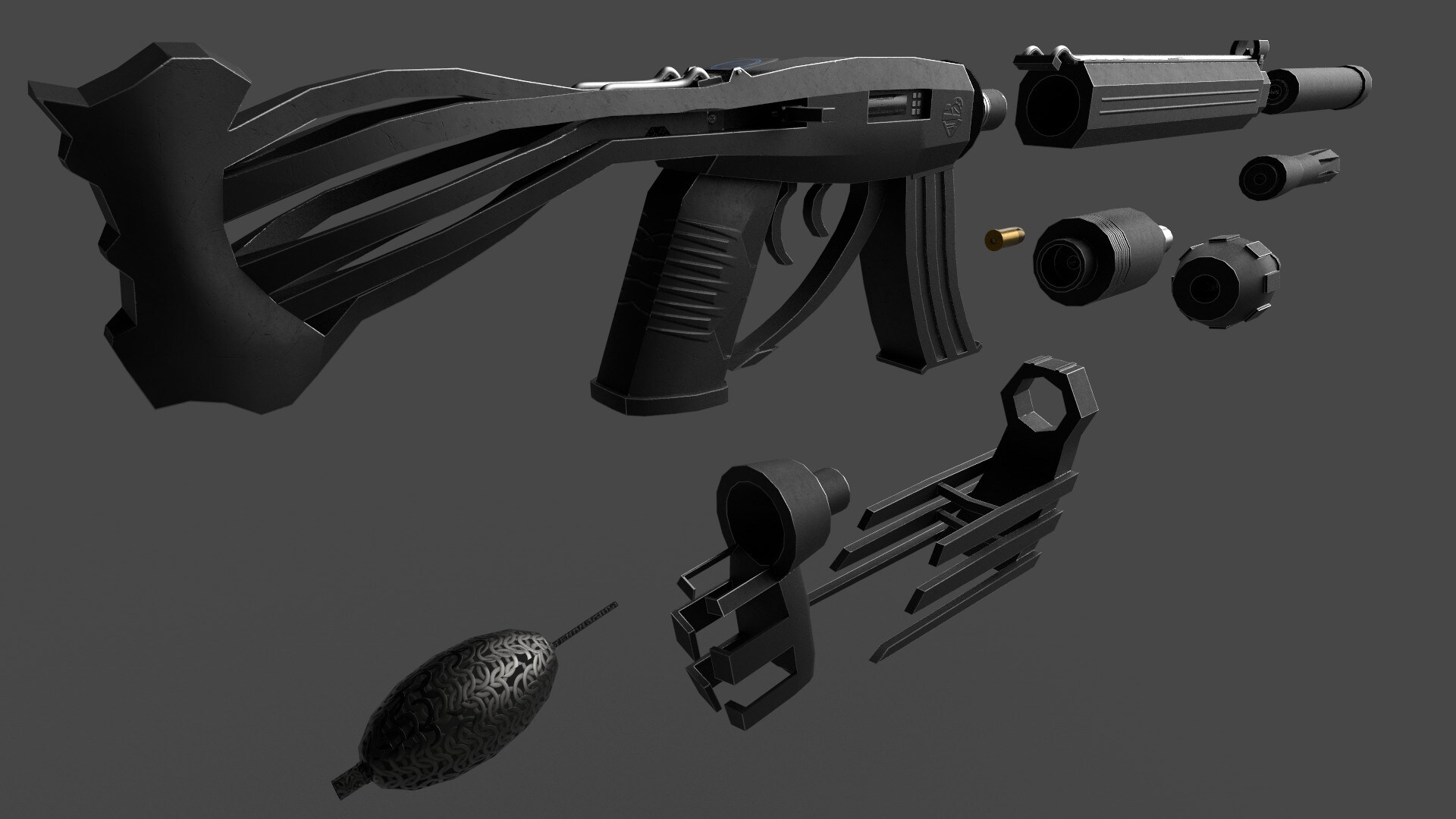Modular Scifi Gun in Props - UE Marketplace