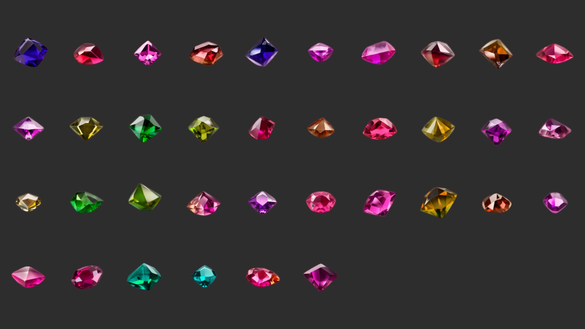 Jewelry Gems PNG Set in Props - UE Marketplace