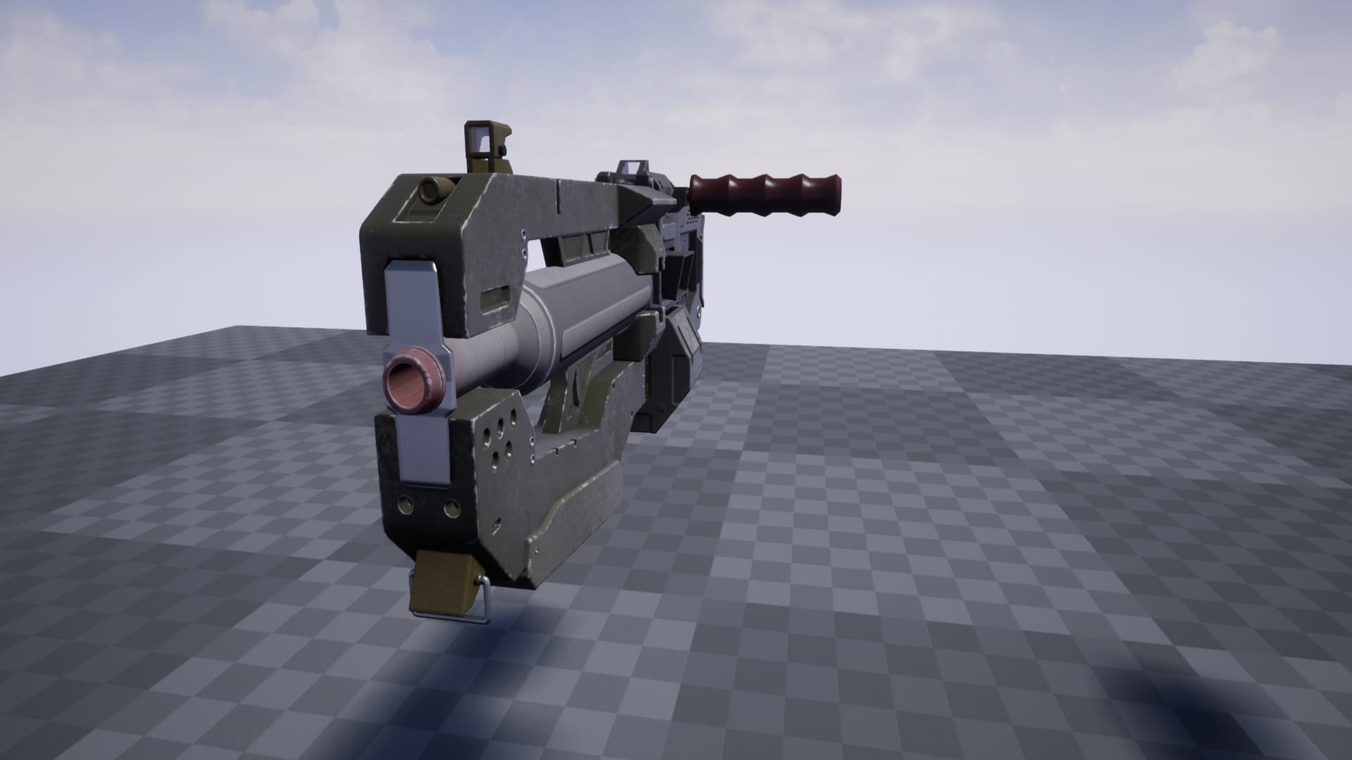B&W Arms series Sci fi Mini Gun in Weapons - UE Marketplace