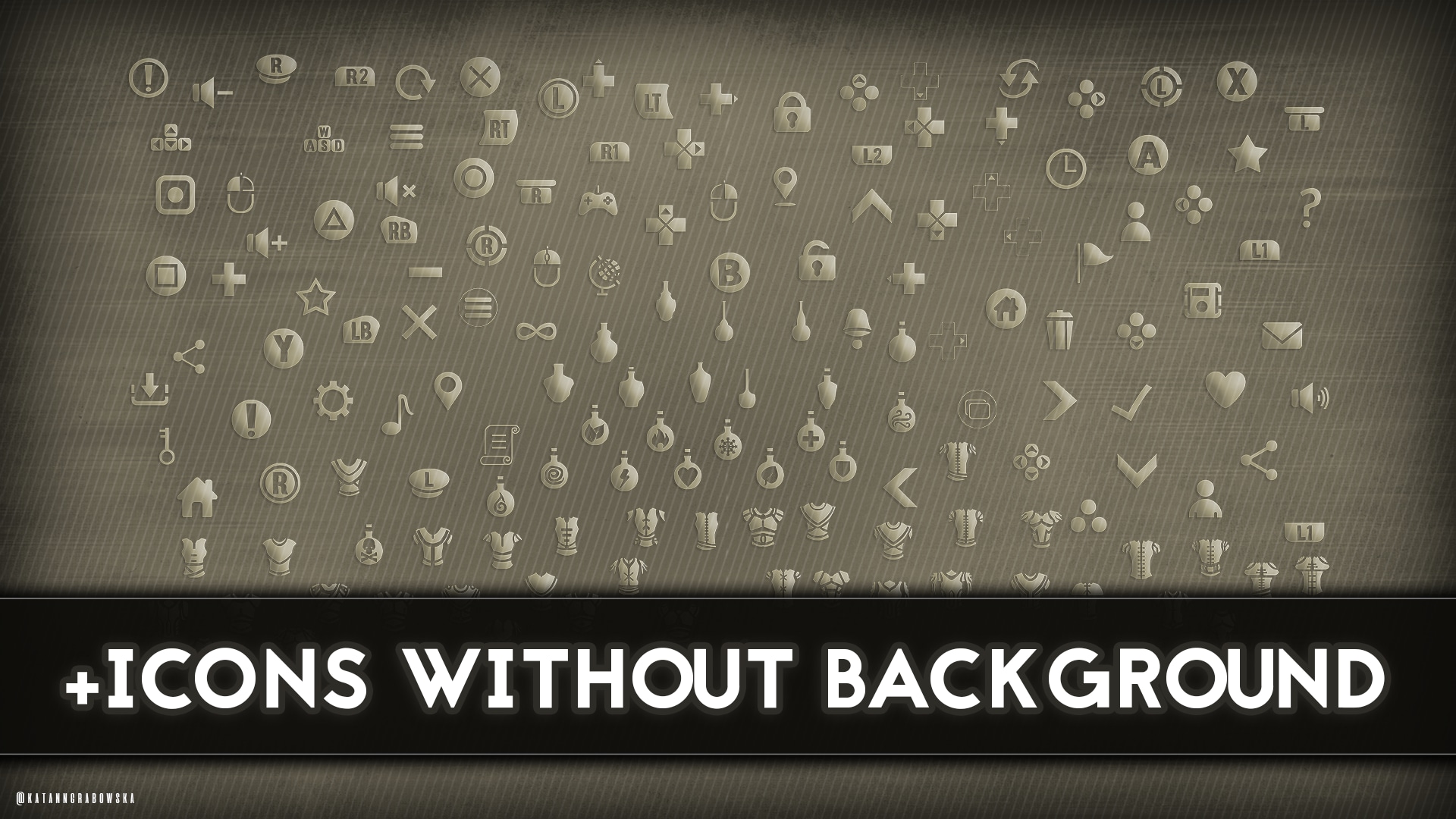 300+ Stylised Icons Pack in 2D Assets - UE Marketplace