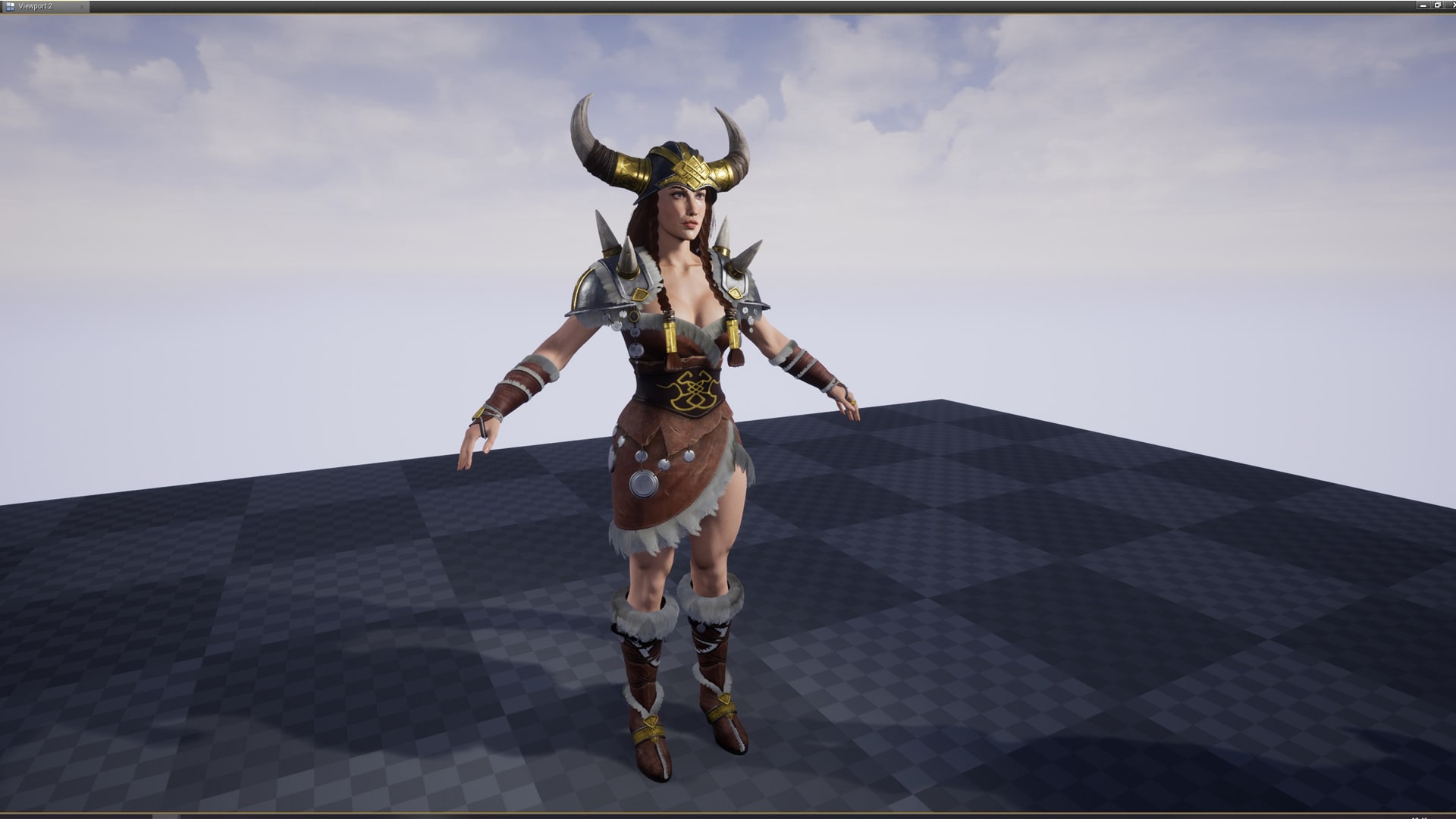 Viking Lady In Characters Ue Marketplace