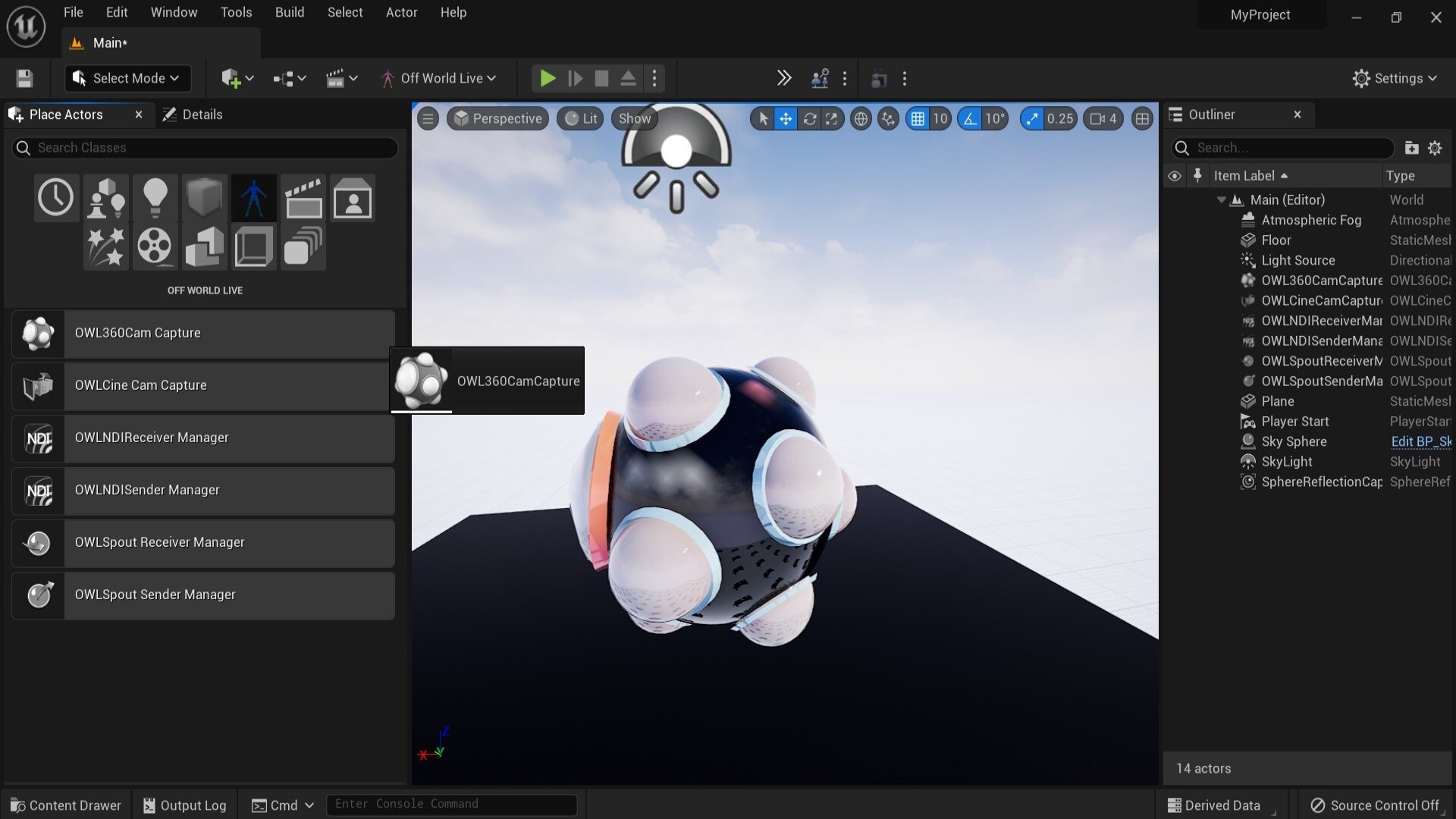 360 degree live-streaming camera with direct output to NDI/ Spout in ...