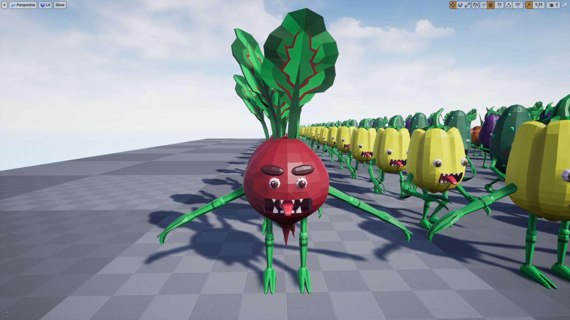 Vegetable Monsters Pack Vol. 1 in Characters - UE Marketplace