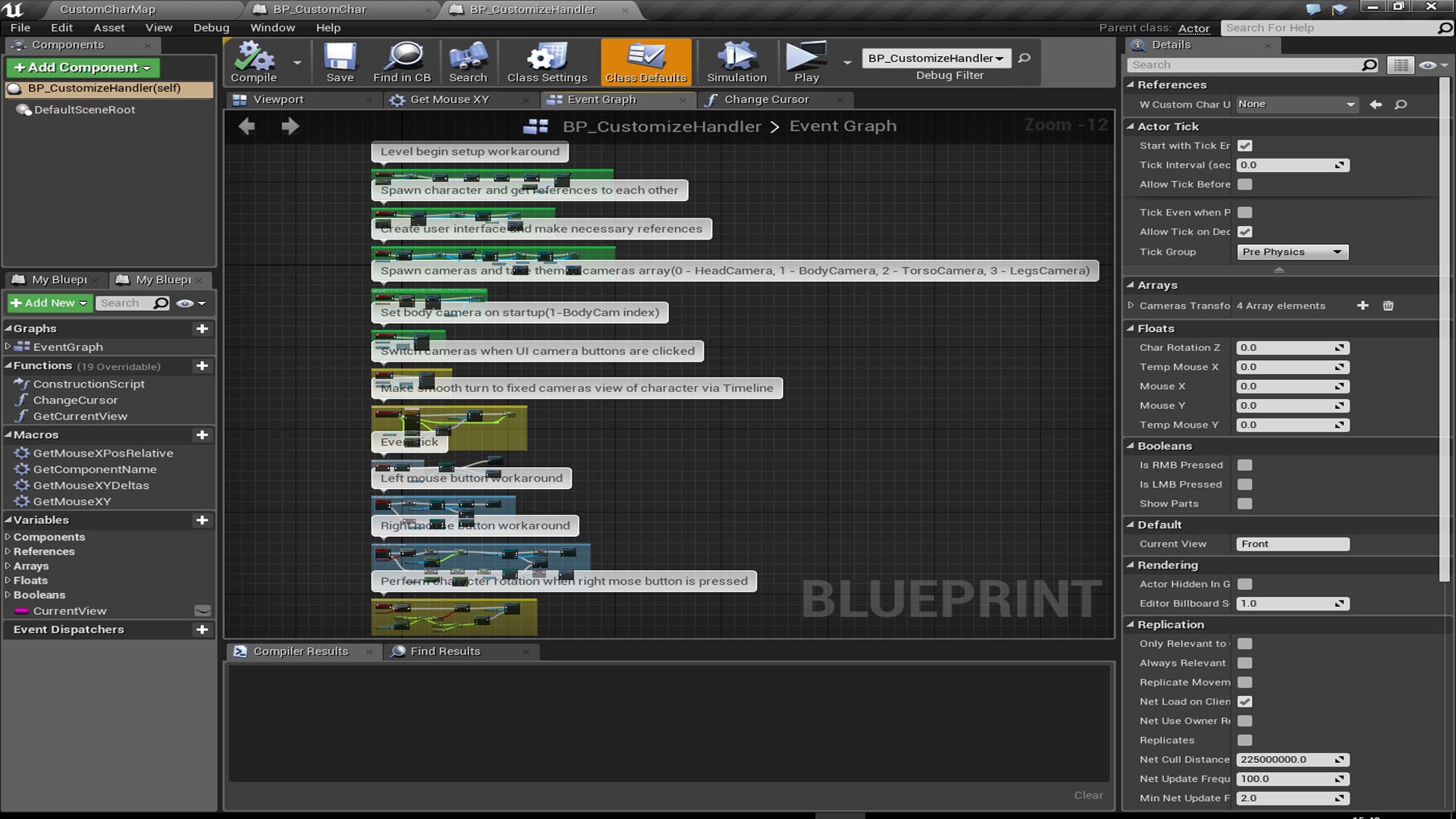 WYSIWYG character customization system in Blueprints - UE Marketplace