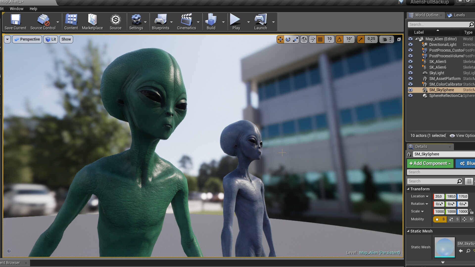 Realistic Alien 3 in Characters - UE Marketplace