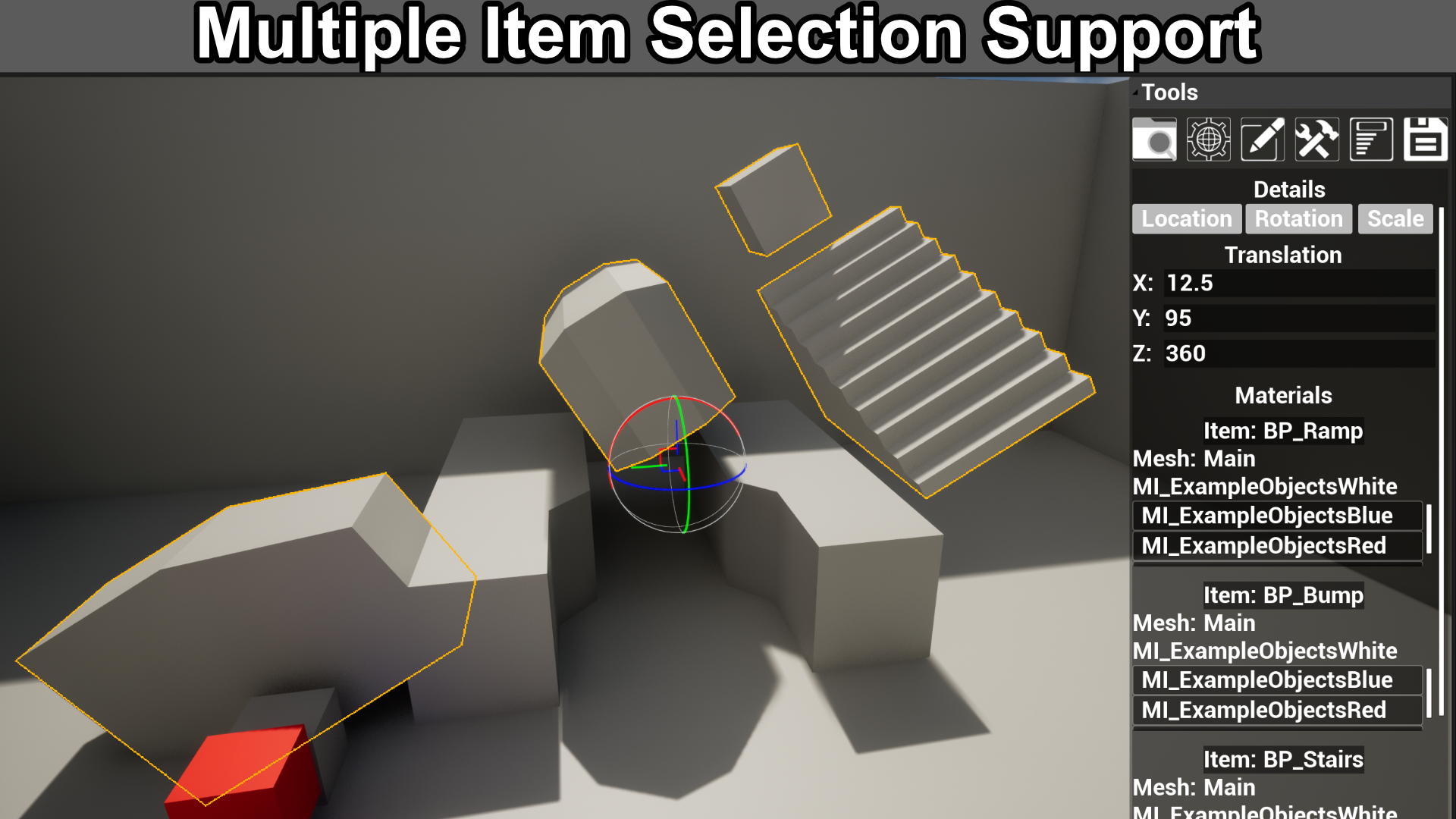 In-Game Multiplayer Level Editor Framework - Map Editor