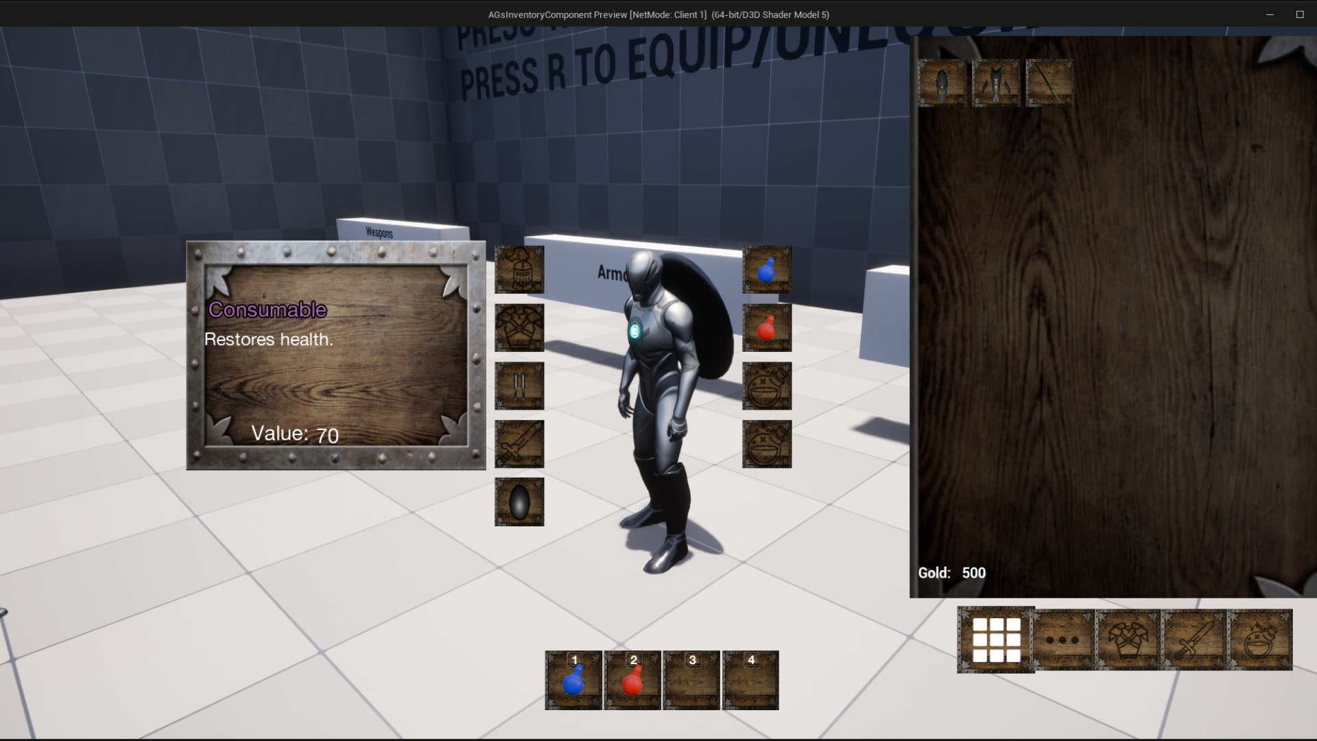 Multiplayer Inventory Component In Blueprints Ue Marketplace