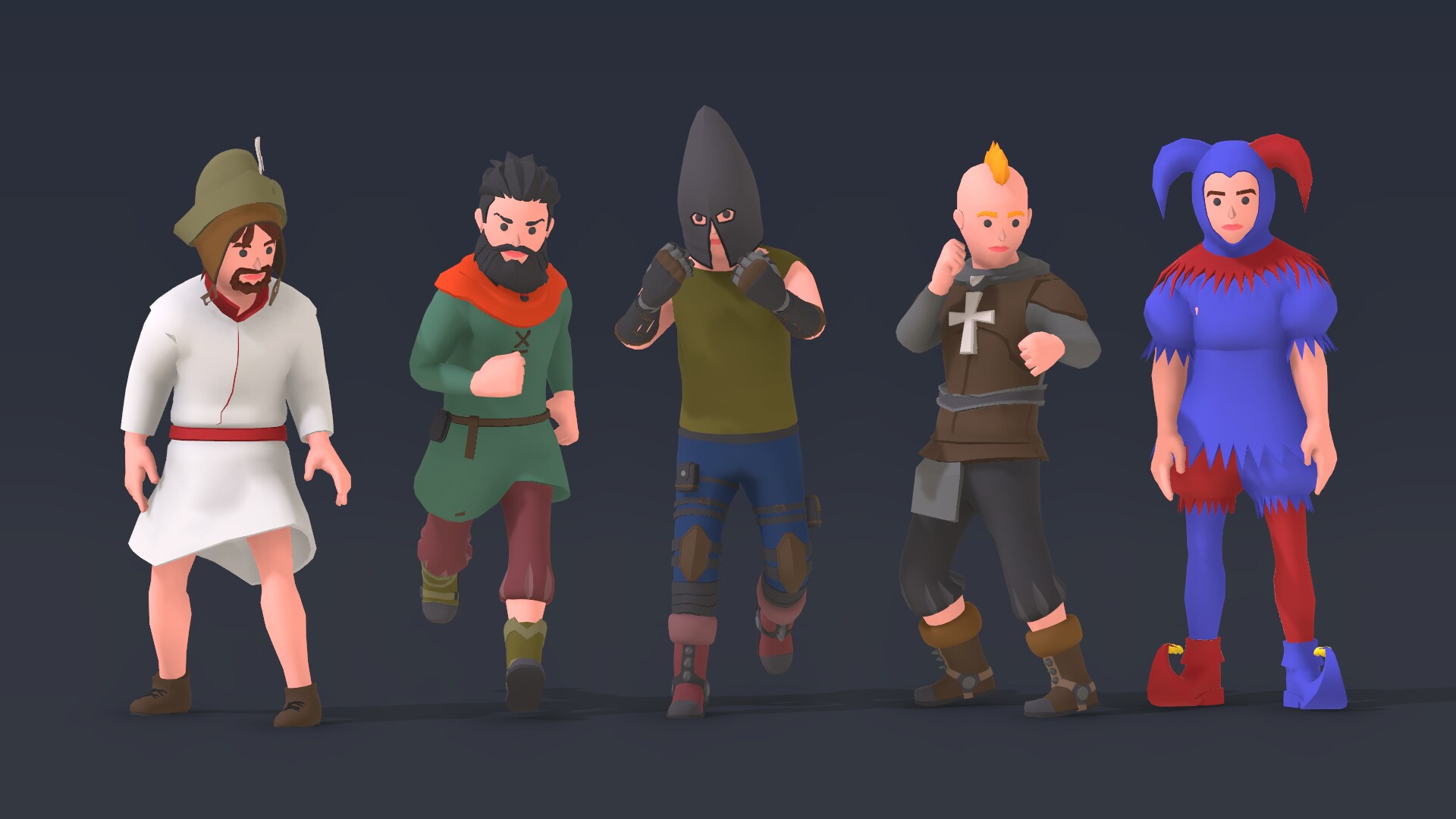 Customizable 3D Fantasy Characters Vol 2 in Characters - UE Marketplace
