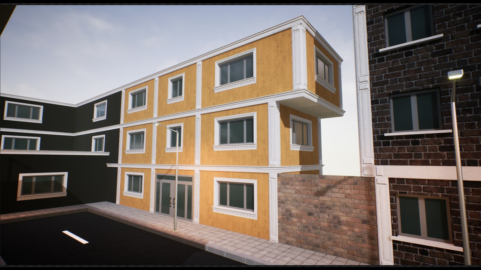 Modular Urban Exterior Building Kit in Environments - UE Marketplace