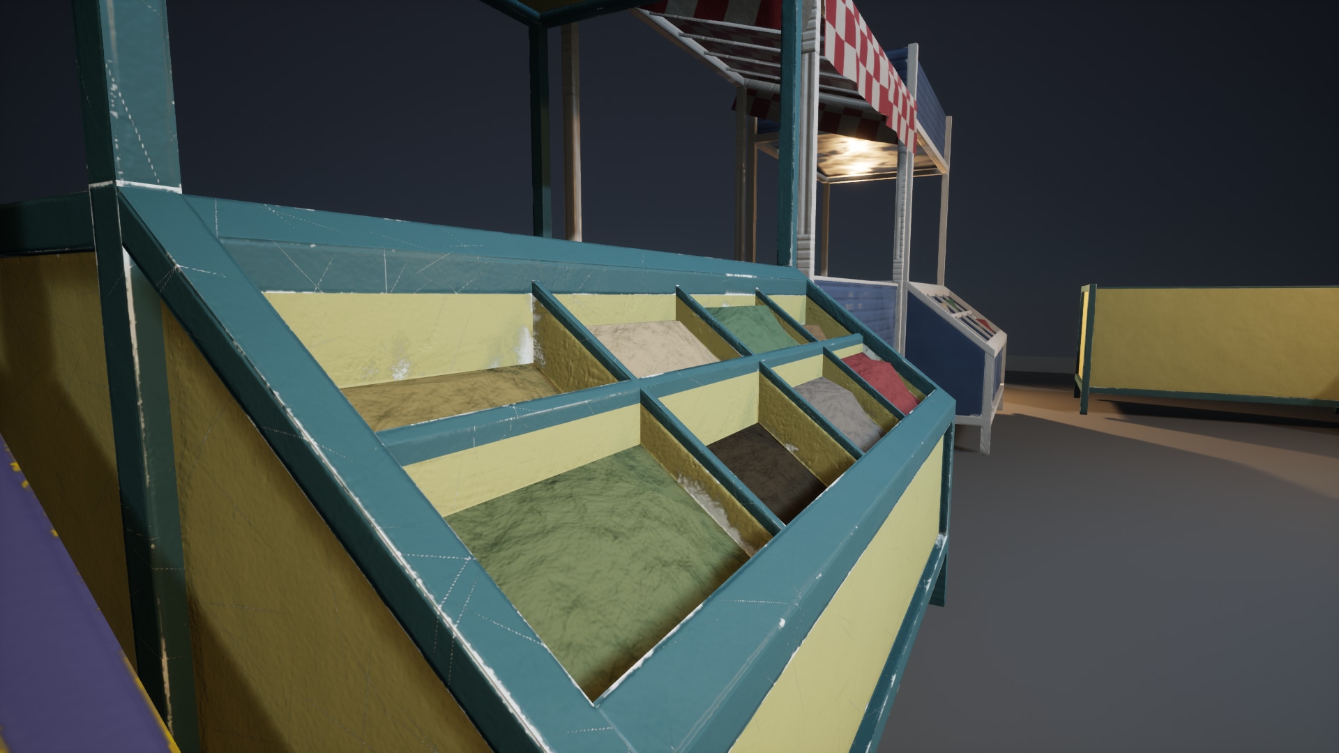 Customizable Market Stalls in Props - UE Marketplace