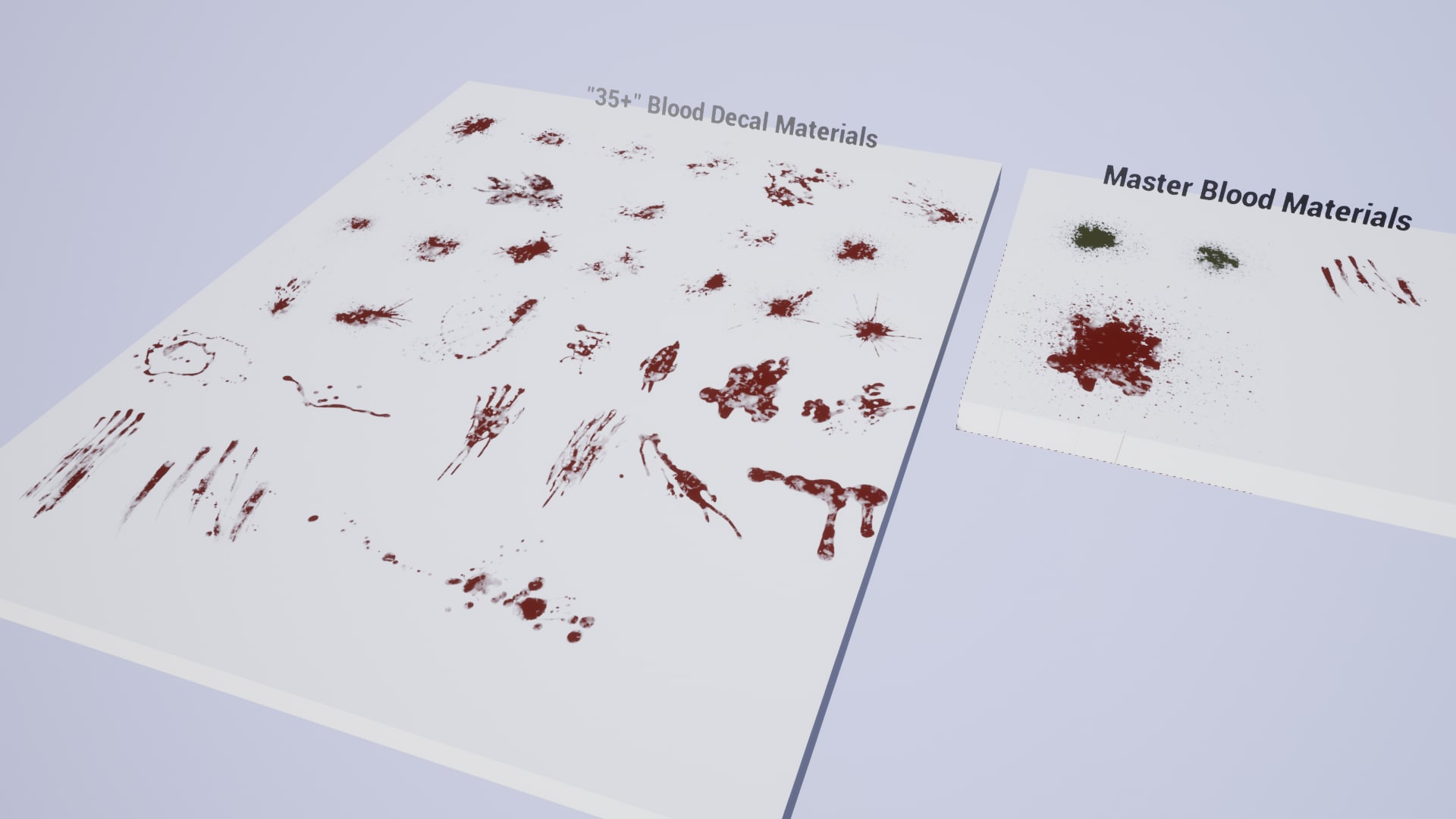 "35" Blood Decal Material Package in Materials - UE Marketplace