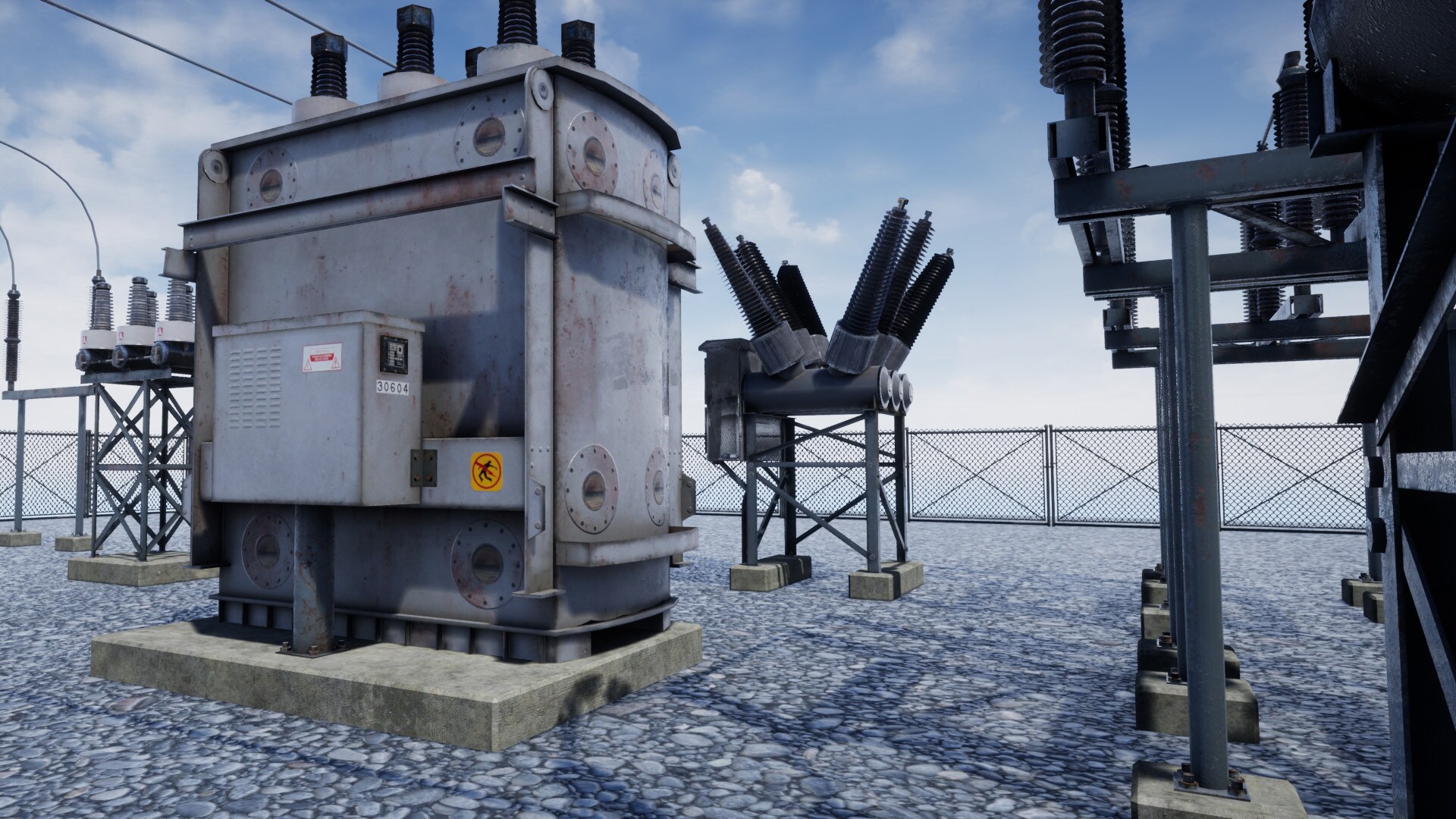 FREE - Asset - 4.26 - 4.27 - Electric Substation | Unreal Asset