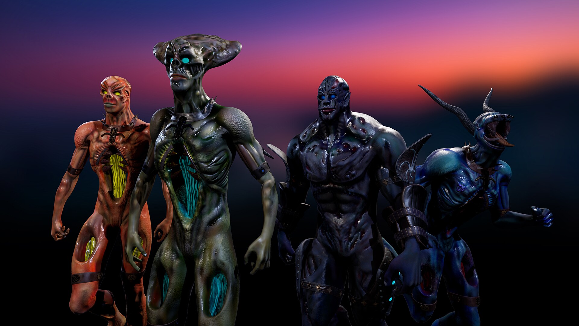 在角色创建的Creatures Pack 1 GHS - 虚幻引擎商城