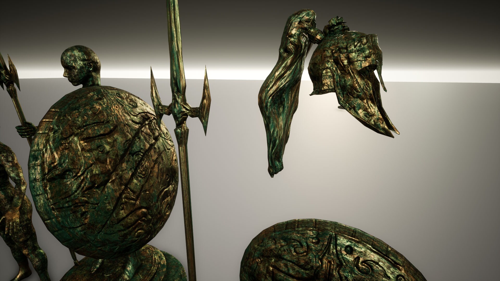 Ancient Bronze Statues v1 - Athena (Basic Version), 카테고리 캐릭터 - UE 마켓플레이스