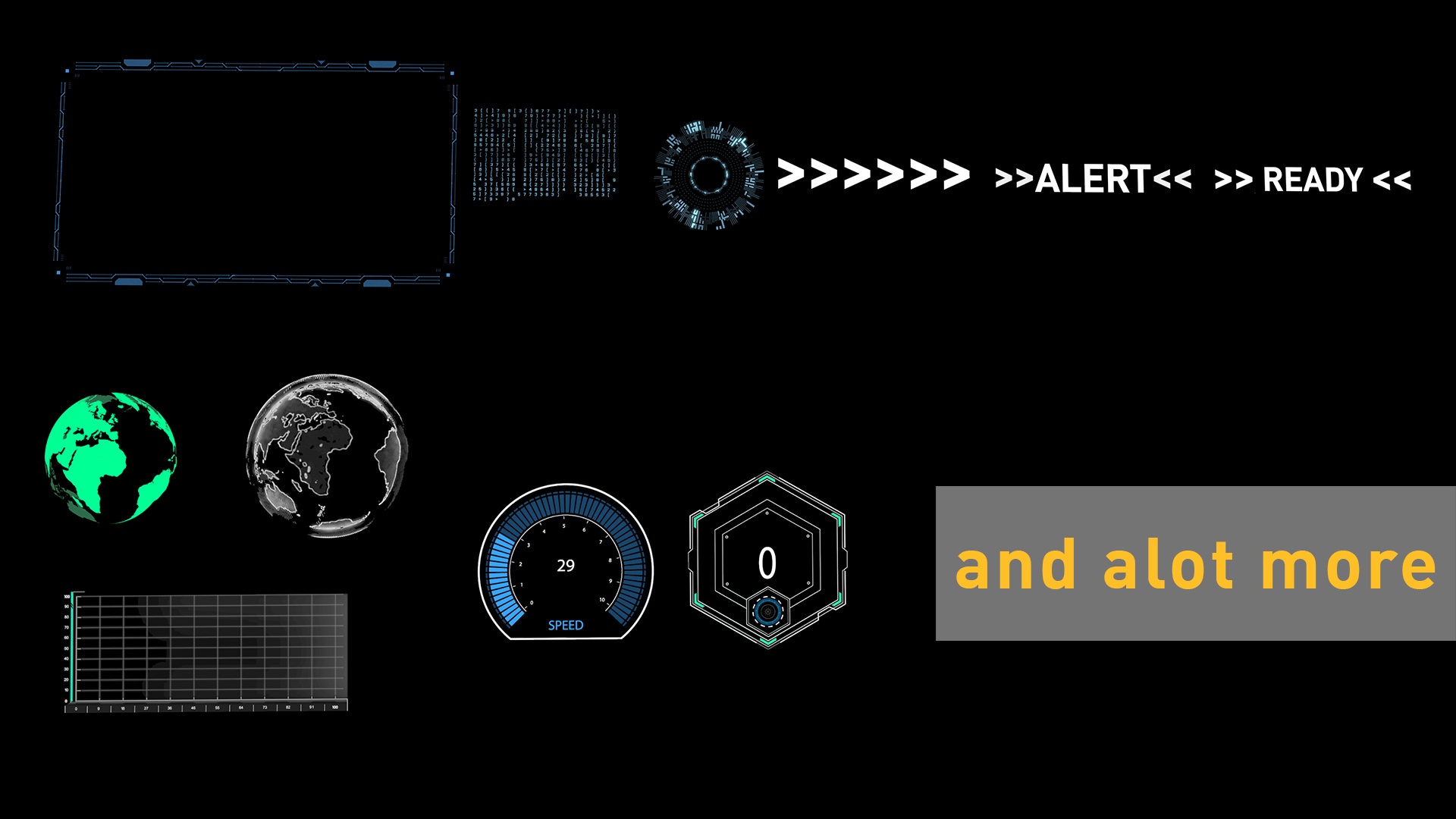 Animated HUD Elements in Textures - UE Marketplace