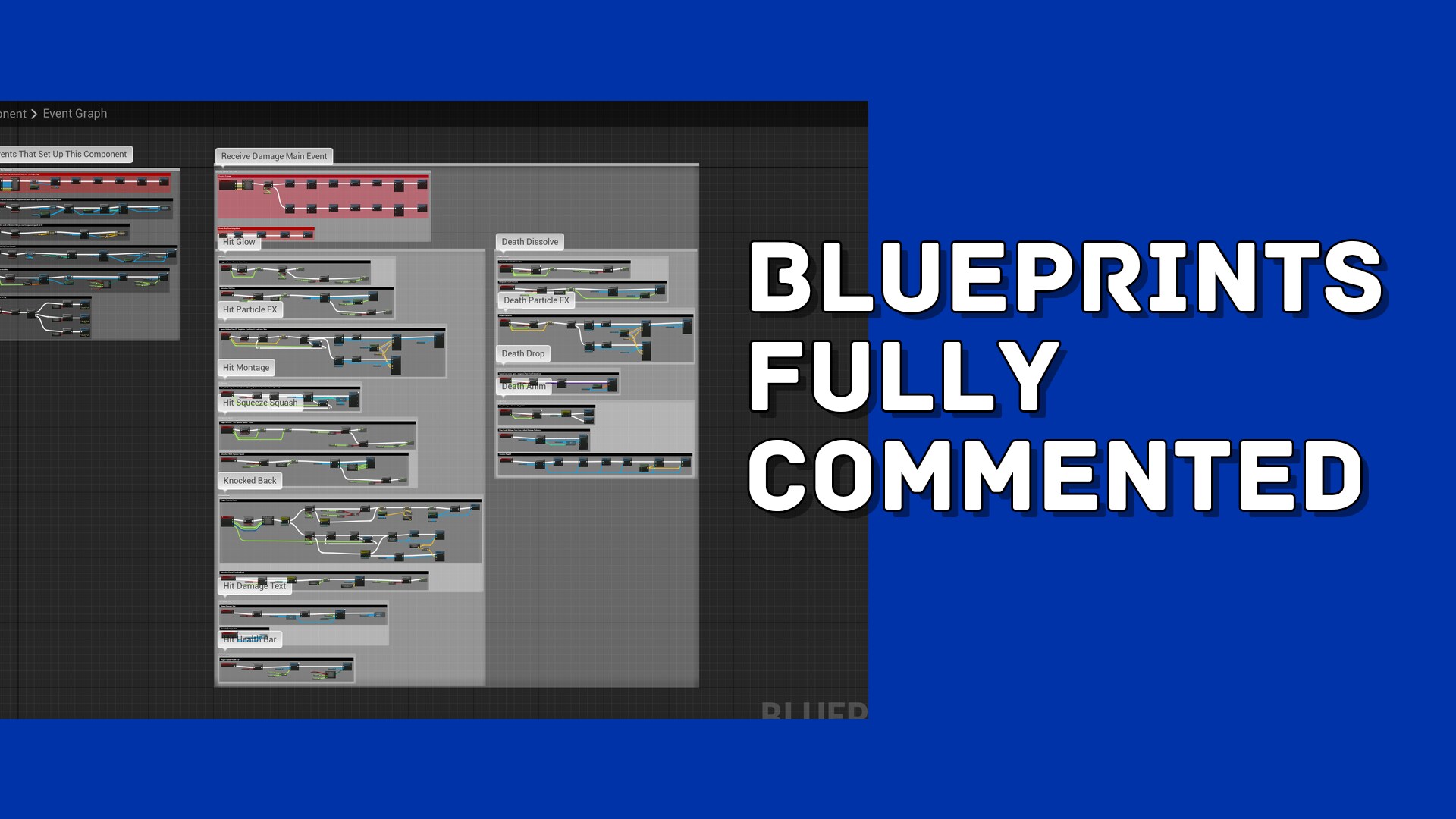 Stylized Hit Reaction Component, 카테고리 블루프린트 - UE 마켓플레이스