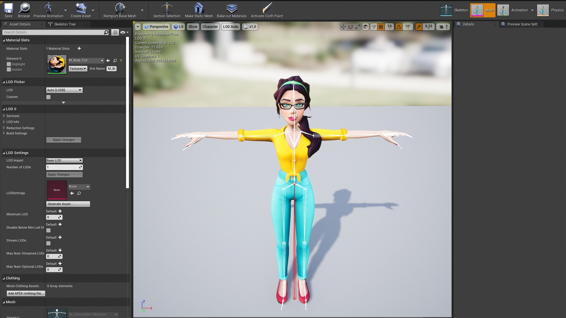 Stylized Girl in Characters - UE Marketplace