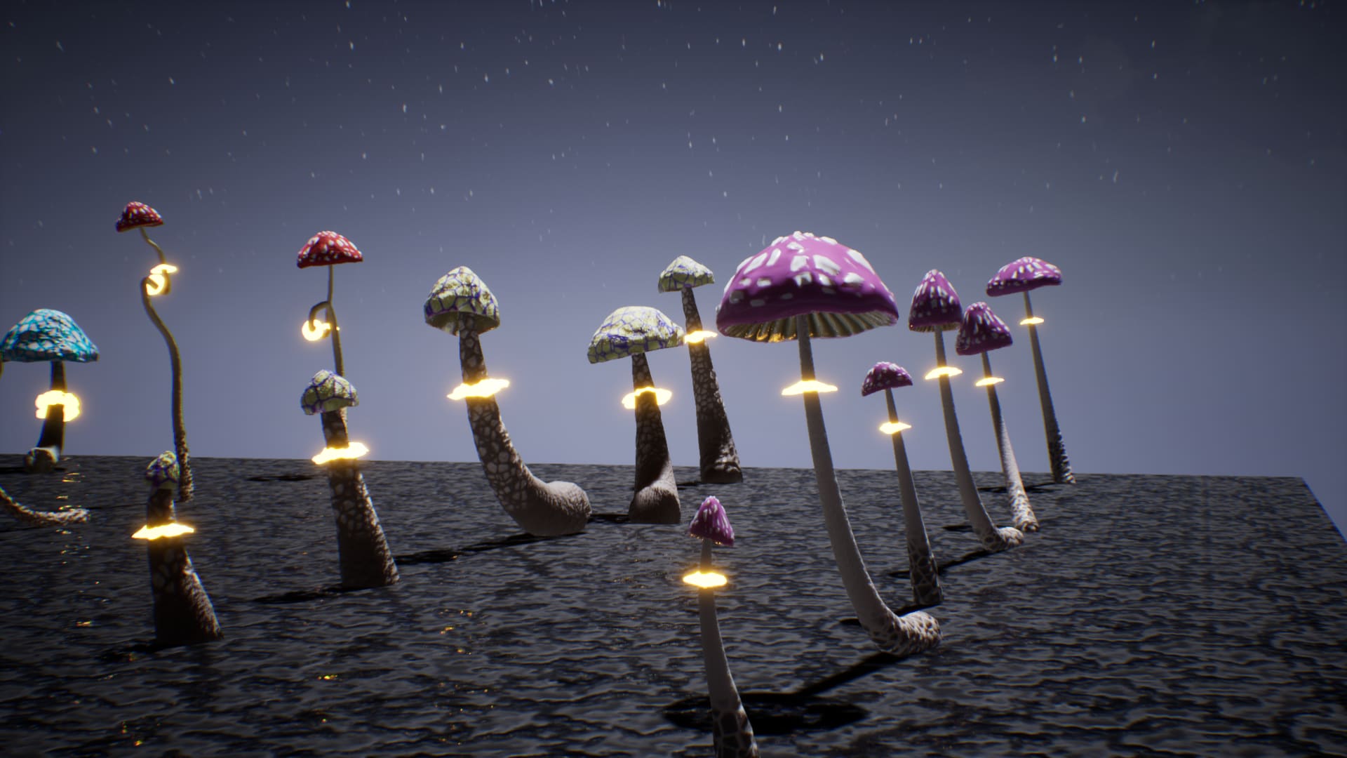 Magical Mushrooms in Props - UE Marketplace