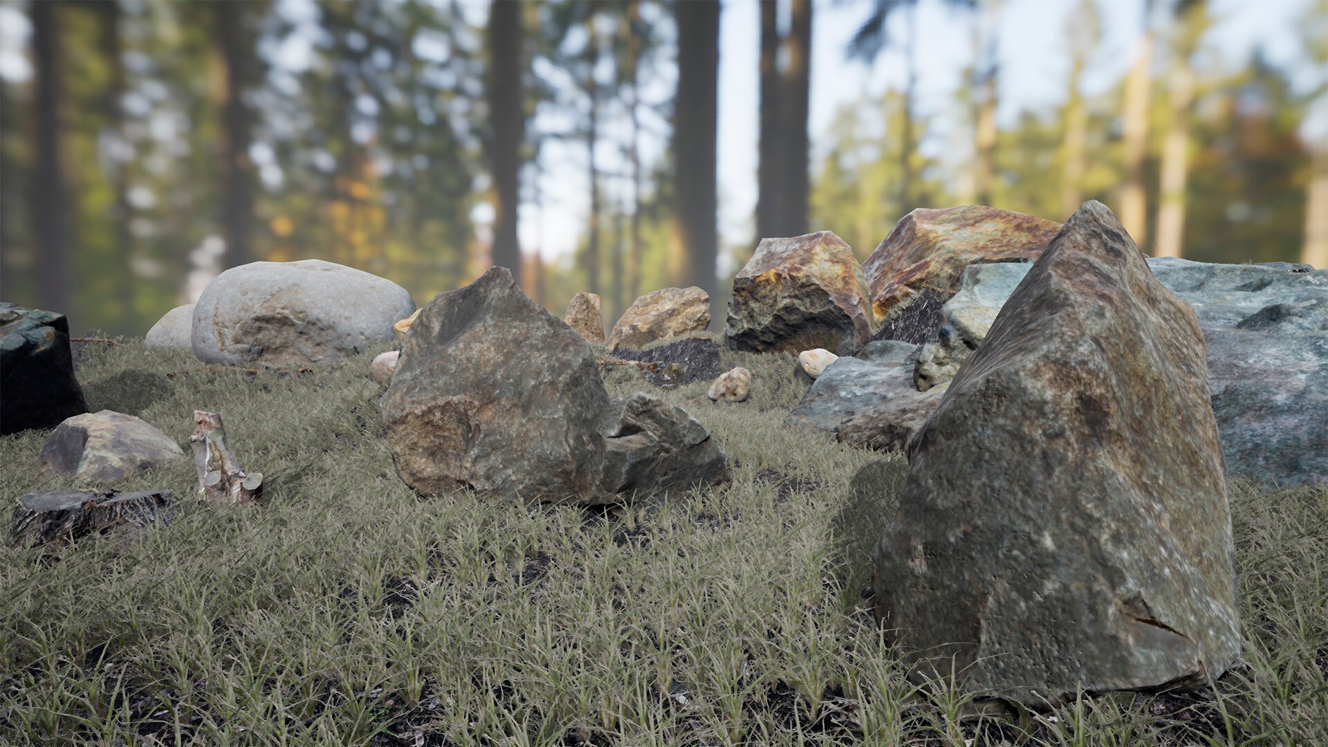 Stones and Branches Vol 1 in Props - UE Marketplace