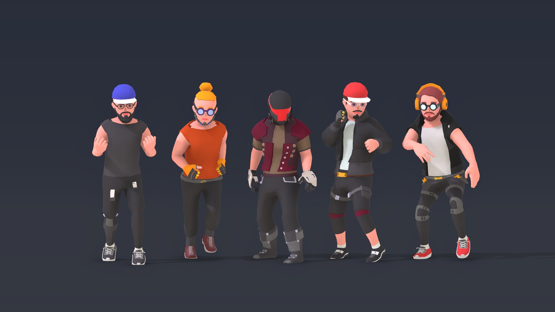 Customizable 3D Cyberpunk Characters Vol 1, 카테고리 캐릭터 - UE 마켓플레이스