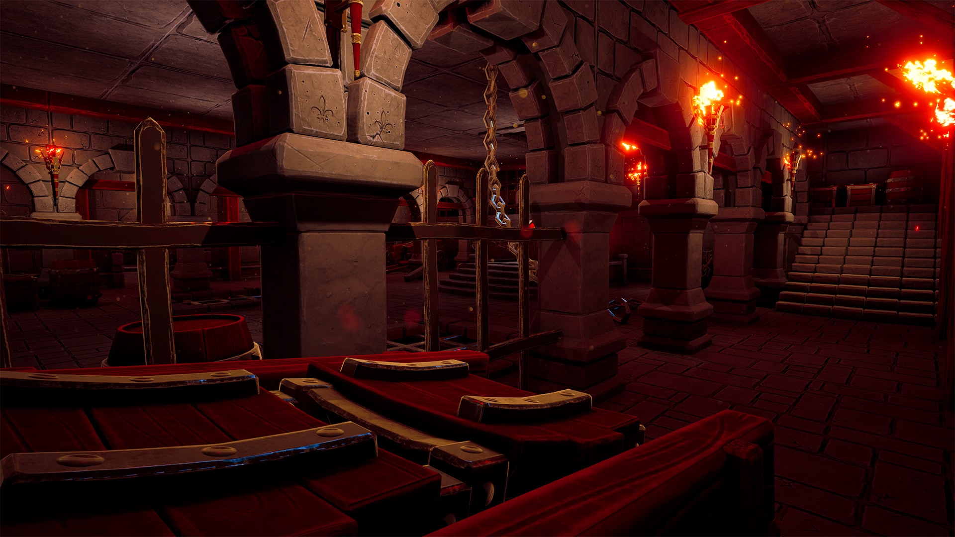 Medieval Stylized Dungeon：環境 - UE マーケットプレイス