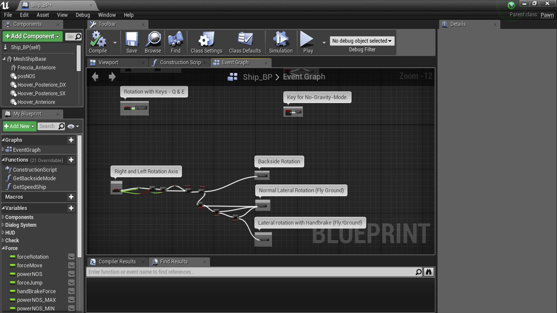 SpaceShip Complete Template in Blueprints - UE Marketplace