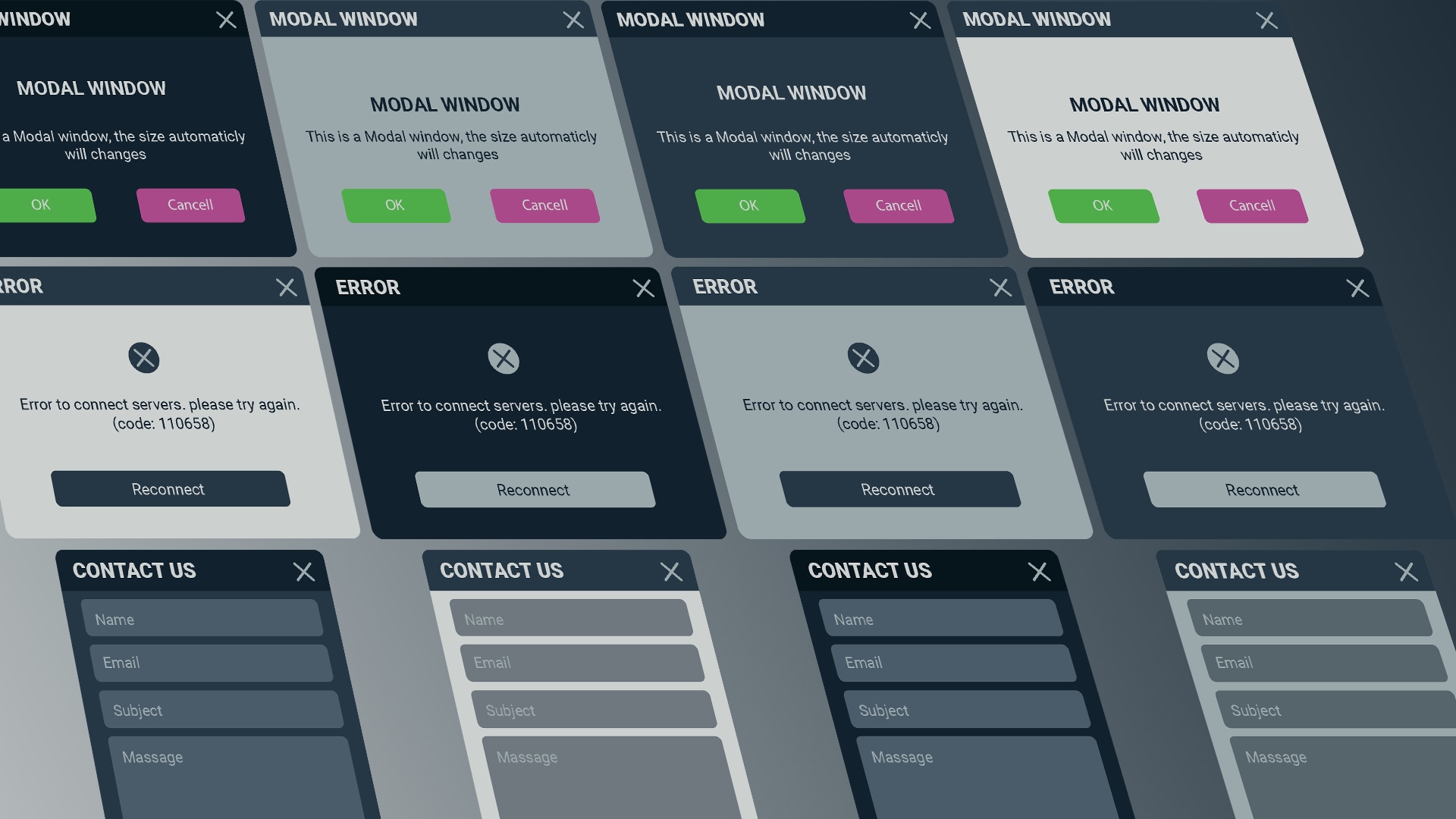 Clean GUI Pack 1, 카테고리 2D 애셋 - UE 마켓플레이스