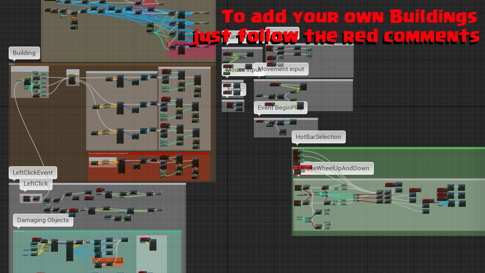 Grid Based Building System In Blueprints Ue Marketplace