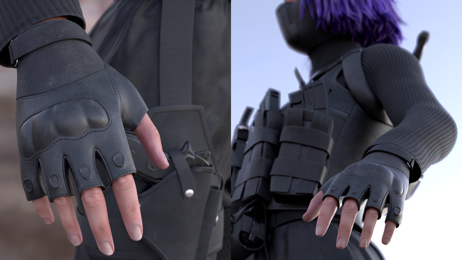 Woman - Military Uniform - Modular - Rigged in Characters - UE Marketplace