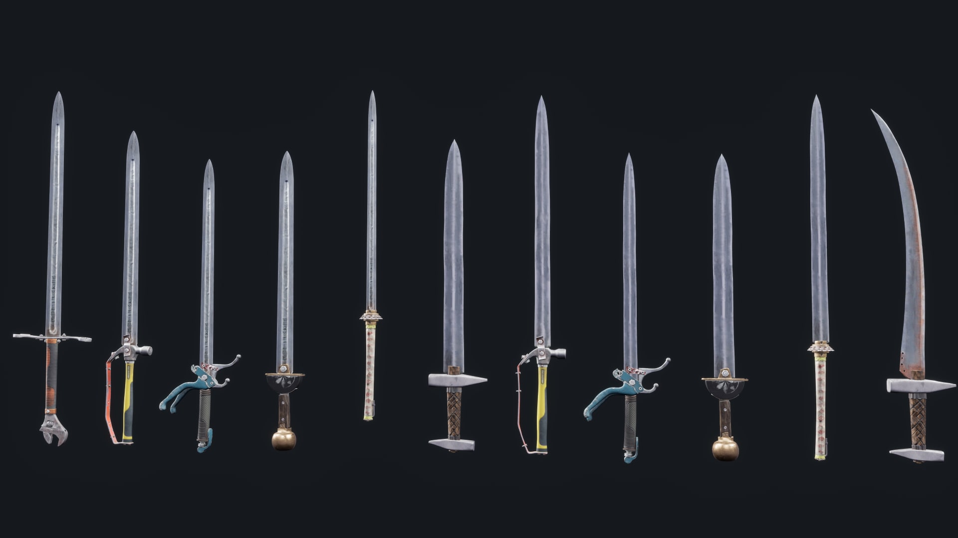 Post-apocalyptic Swords in Weapons - UE Marketplace