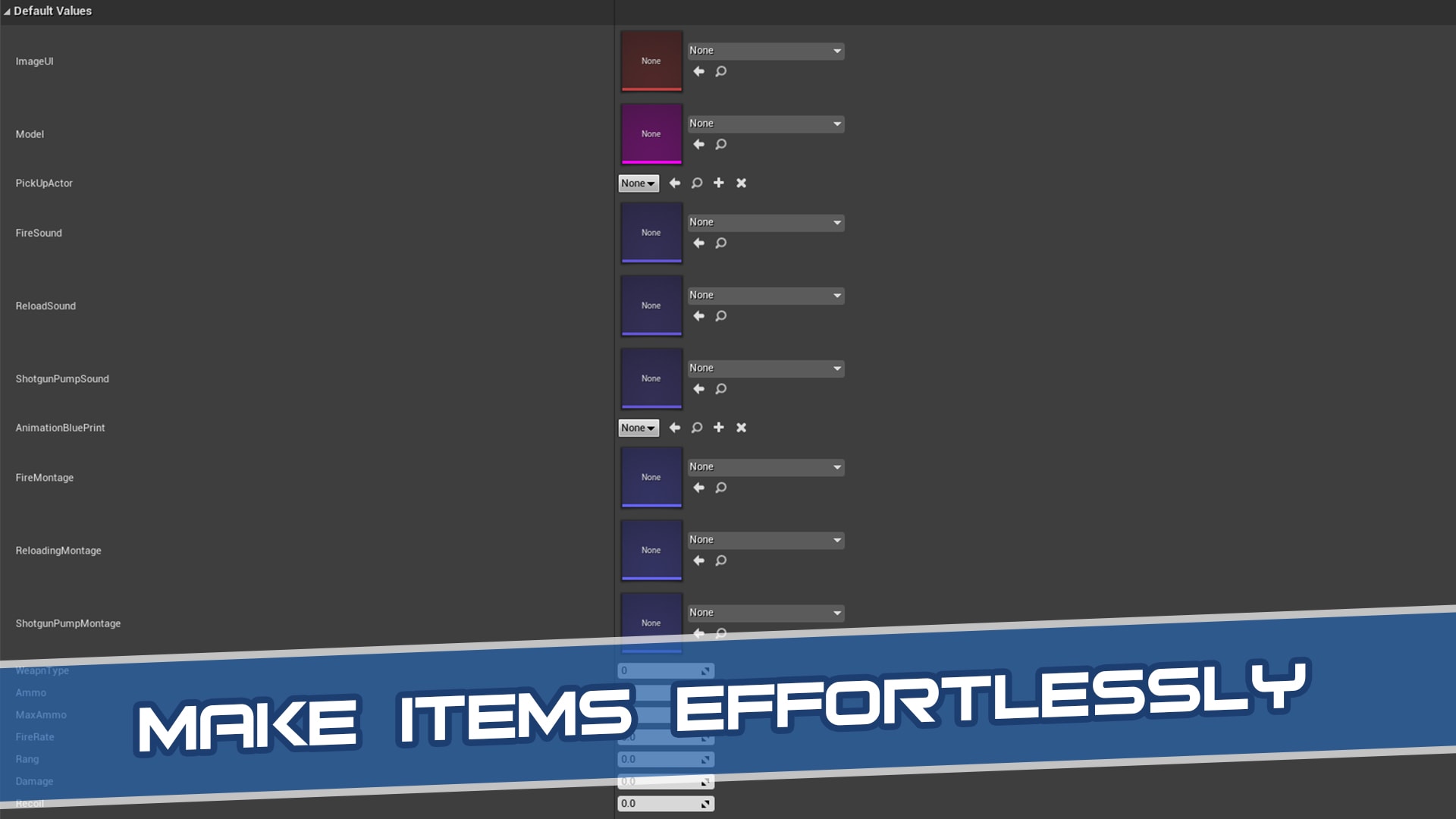 FPS Weapons and Inventory System - RHIJZY in Blueprints - UE Marketplace