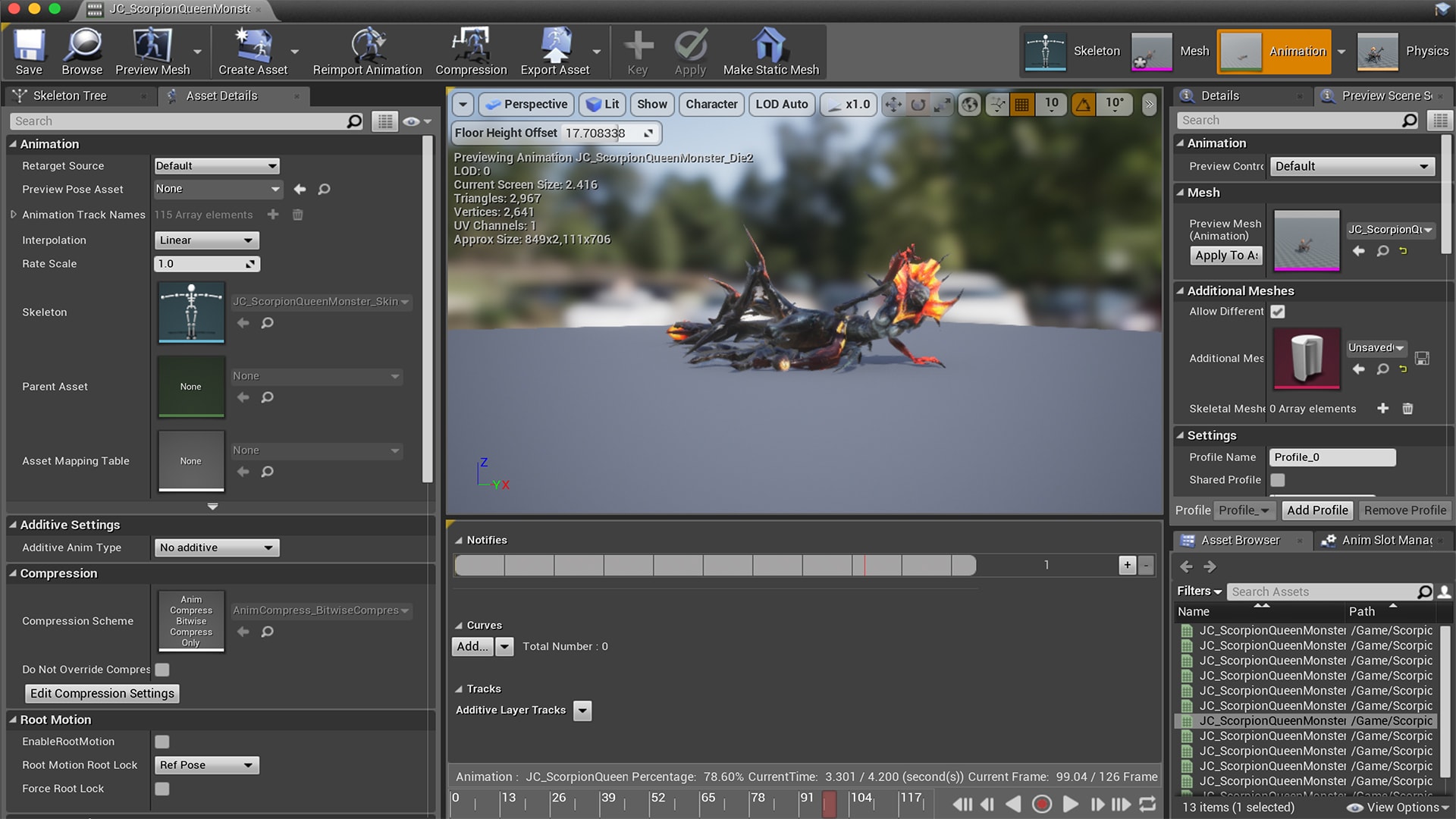 Scorpion Queen Monster in Characters - UE Marketplace