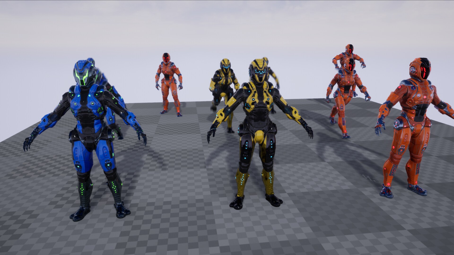 Sci-fi characters pack：キャラクター - UE マーケットプレイス